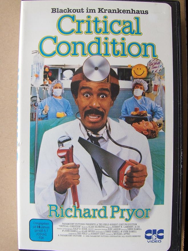 Critical Condition [VHS] : Pryor, Richard, Ticotin, Rachel, Mantegna ...