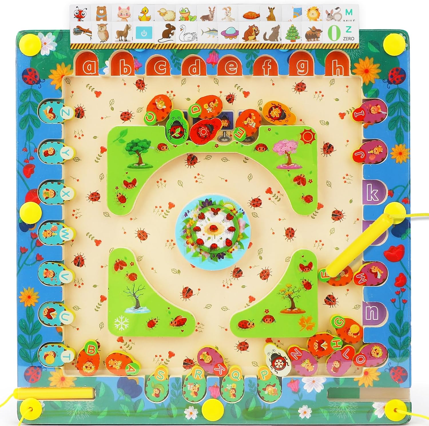 Amazon.com: TOY Life Magnetic Color & Number Maze - Montessori Toys ...