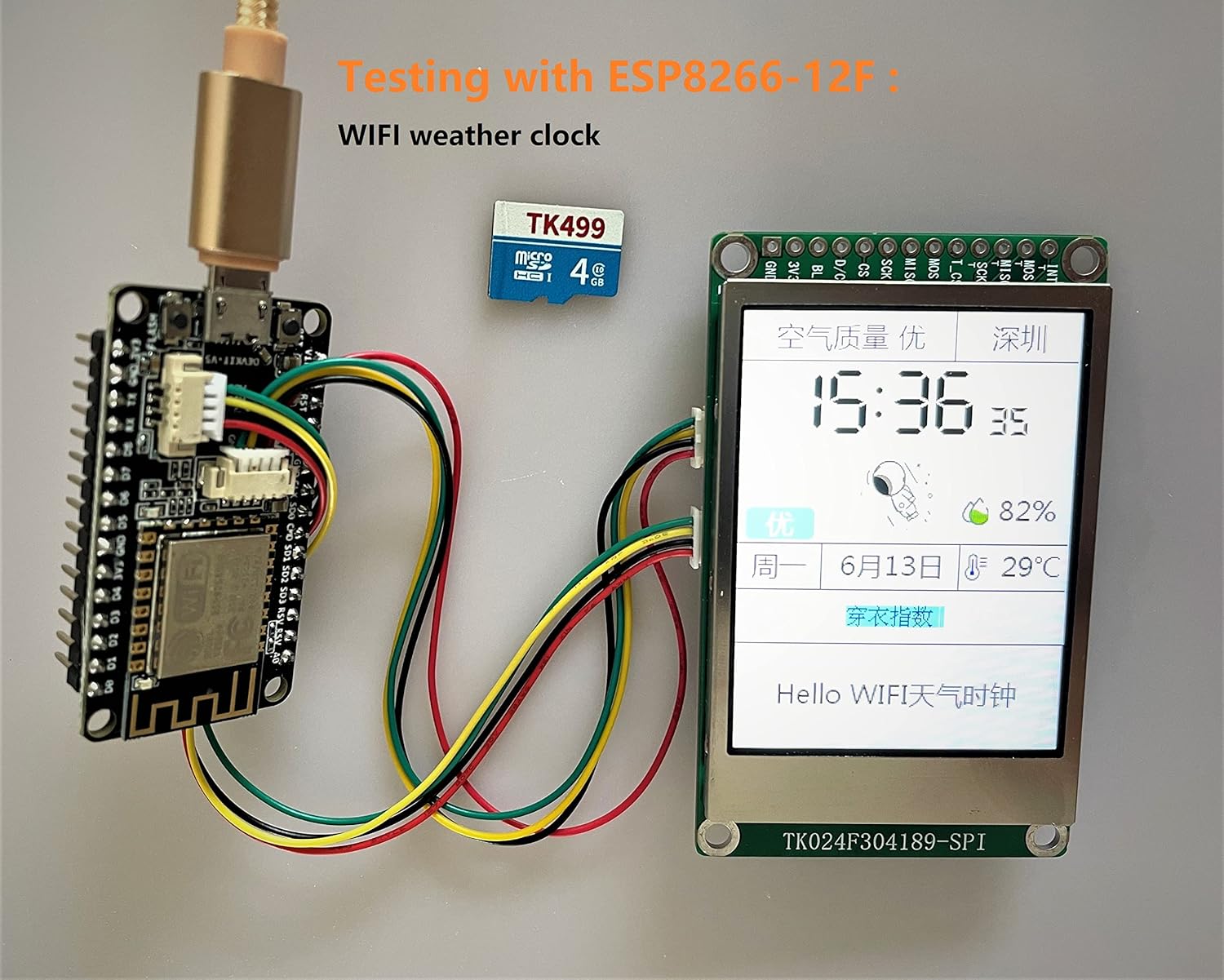 Buy Fsuoech 2.4'' IPS TFT LCD Display ILI9341 240x320 SPI Interface for ...