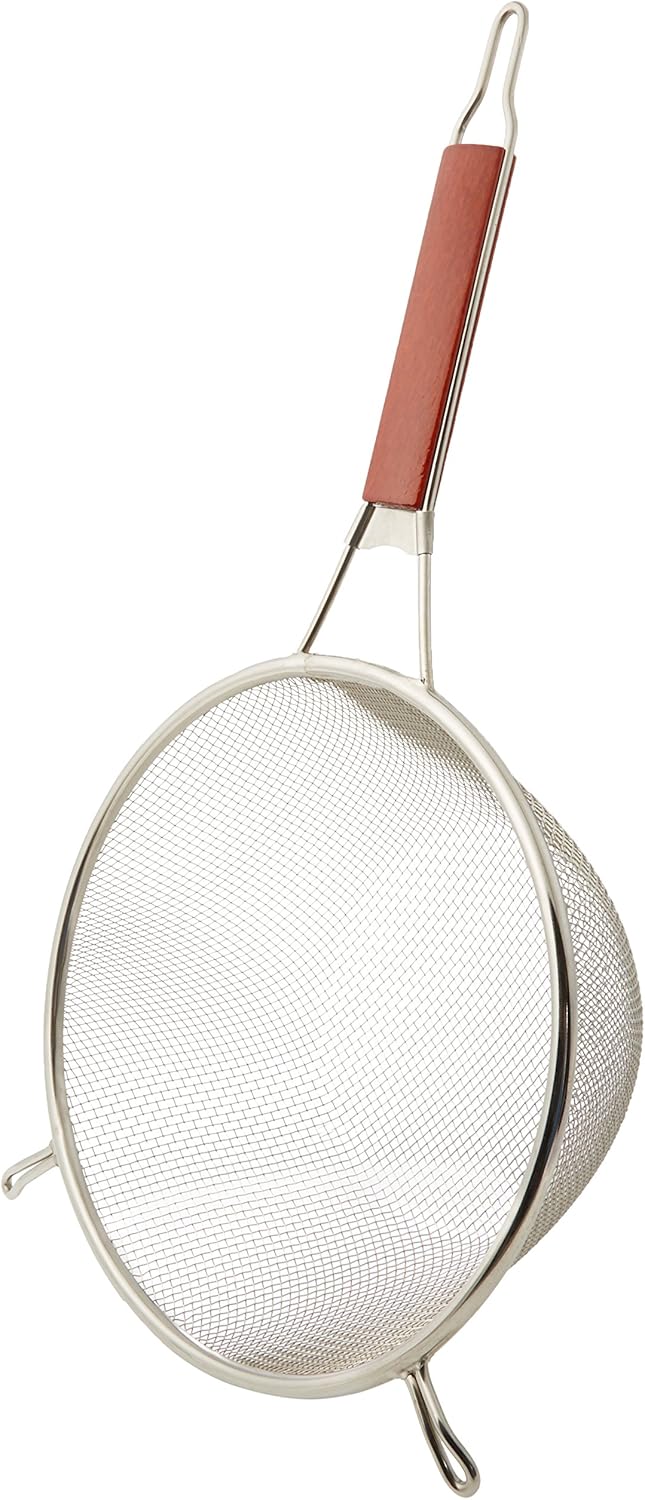 Amazon.com: Cook Pro 9" Strainer with Wooden Handle, Stainless Steel ...