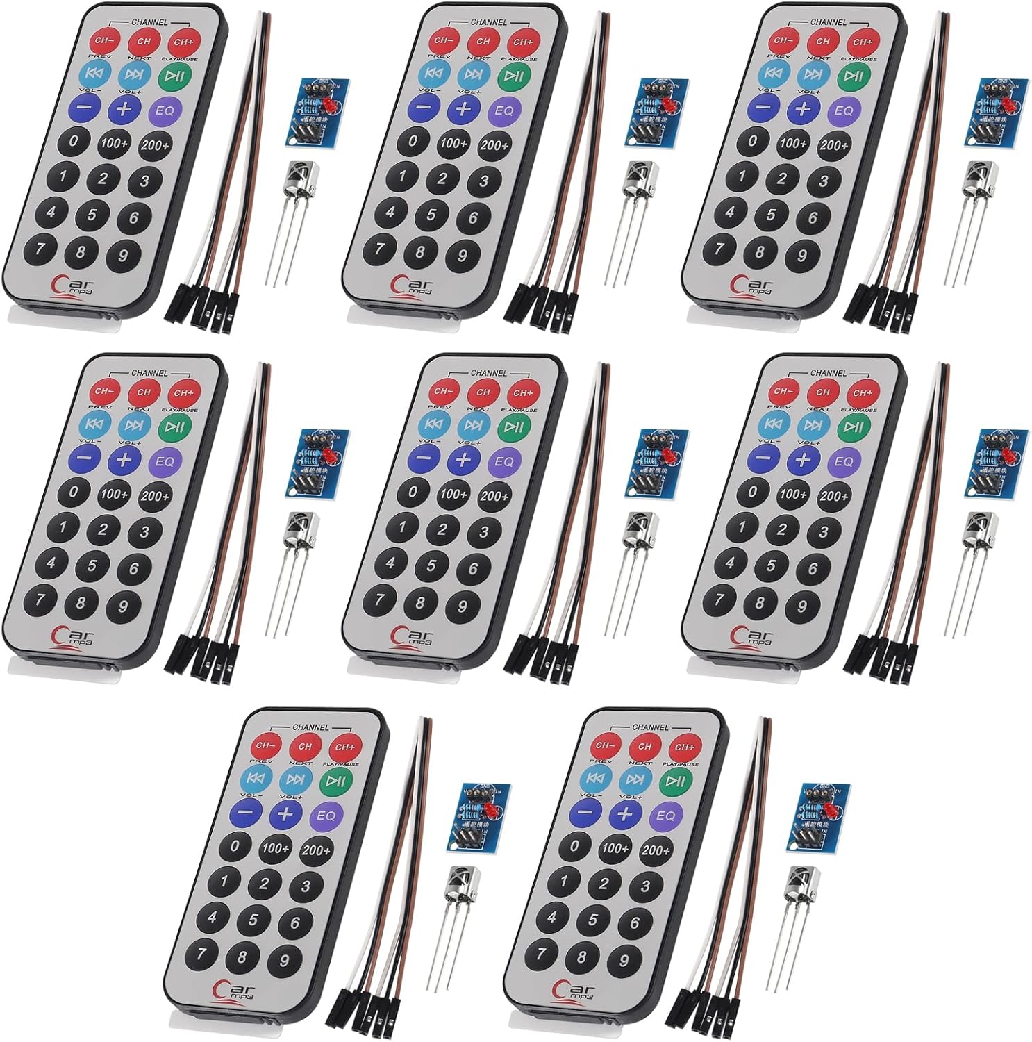 Amazon.com: XIITIA 8Sets HX1838 NEC Infrared Wireless Remote Control ...