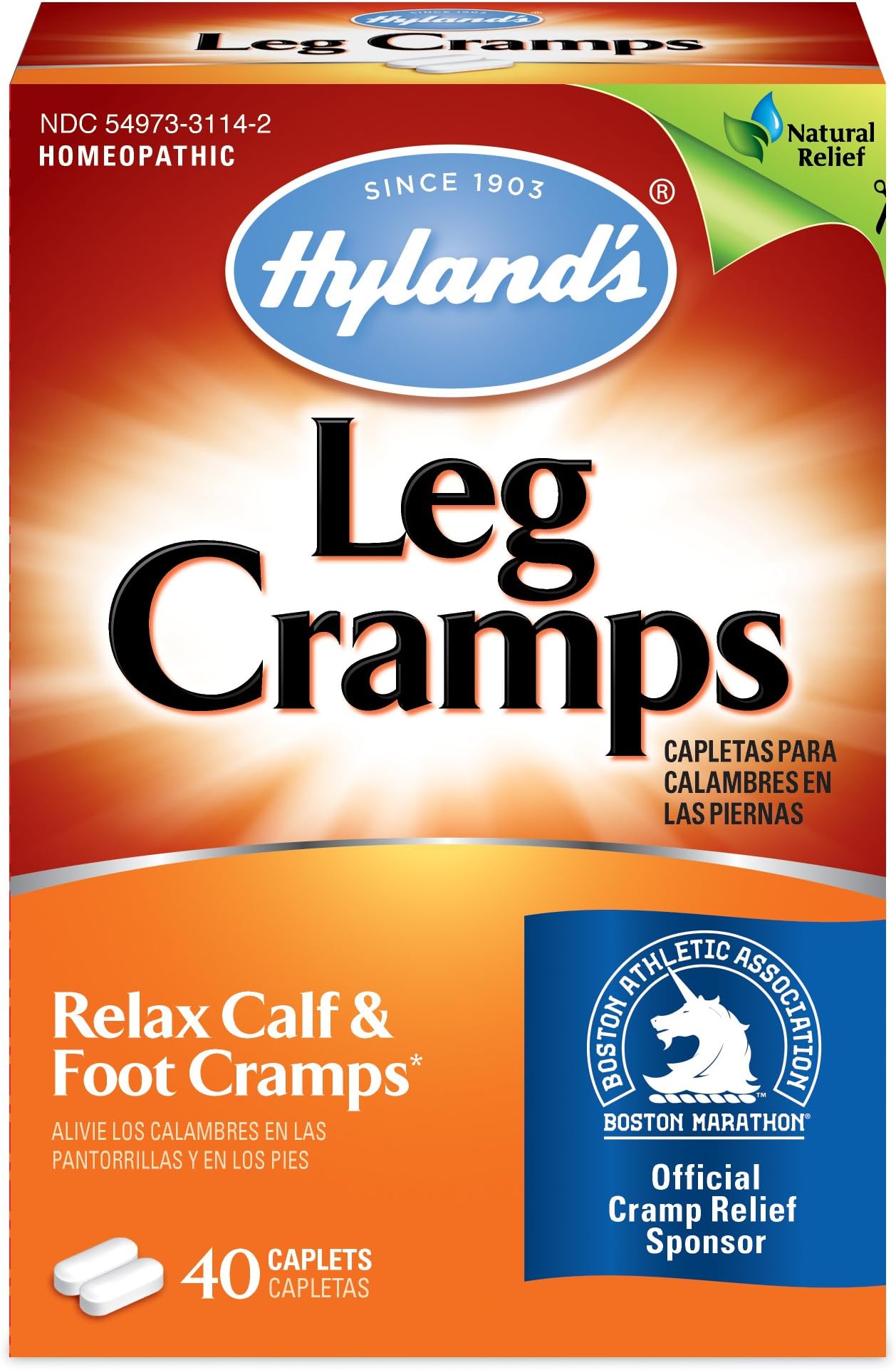 Amazon.com: Hyland’s Naturals Leg Cramp Tablets, Natural Relief of Calf ...