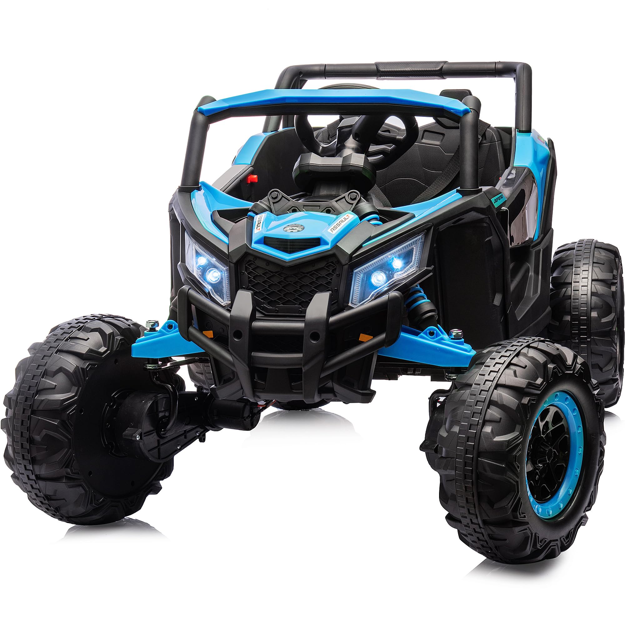 Amazon.com: Outfunny 24V Kids UTV, 4WD Electric Ride-On Toy Car for ...