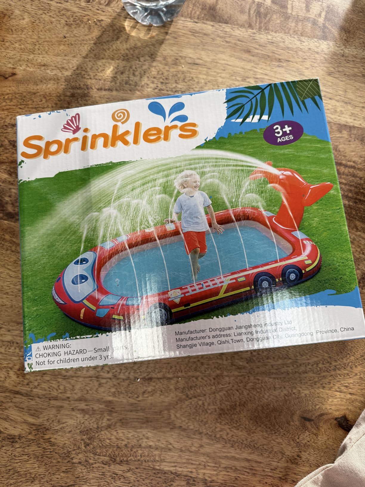 Inflatable Pool Splash Fun for Kids - 176cm Multi-Spray Kiddie Pool ...