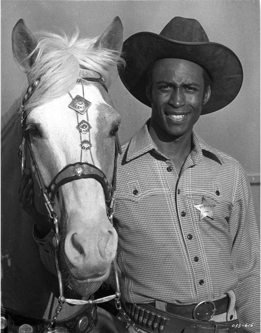 Amazon.com: Globe Photos ArtPrints Cleavon Little Wearing A Cowboy ...