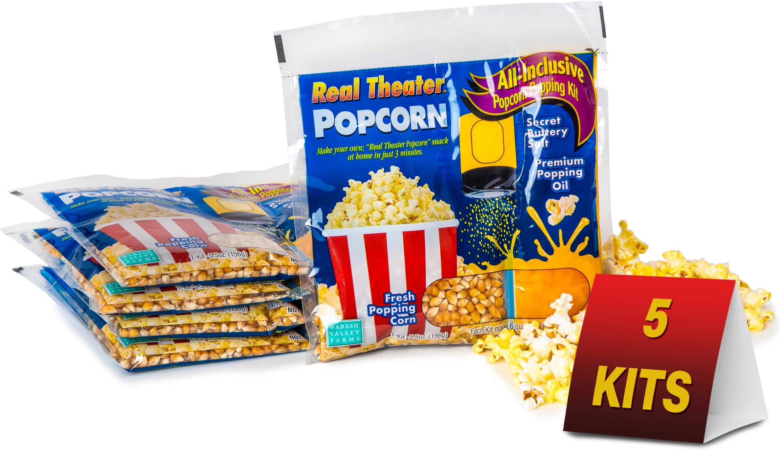 Amazon.com: King All-In-One Kettle Corn Popcorn Kit for 6.1 oz. Popper ...