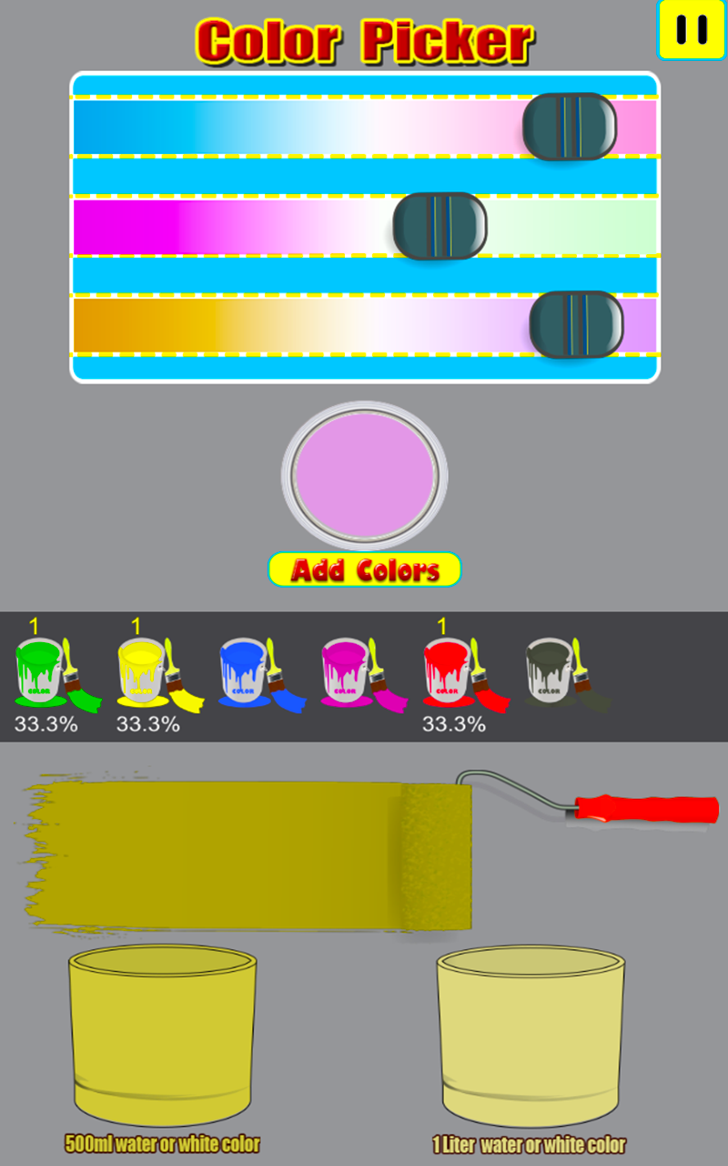 Color Mixing Tools Water ink Sort - App on Amazon Appstore