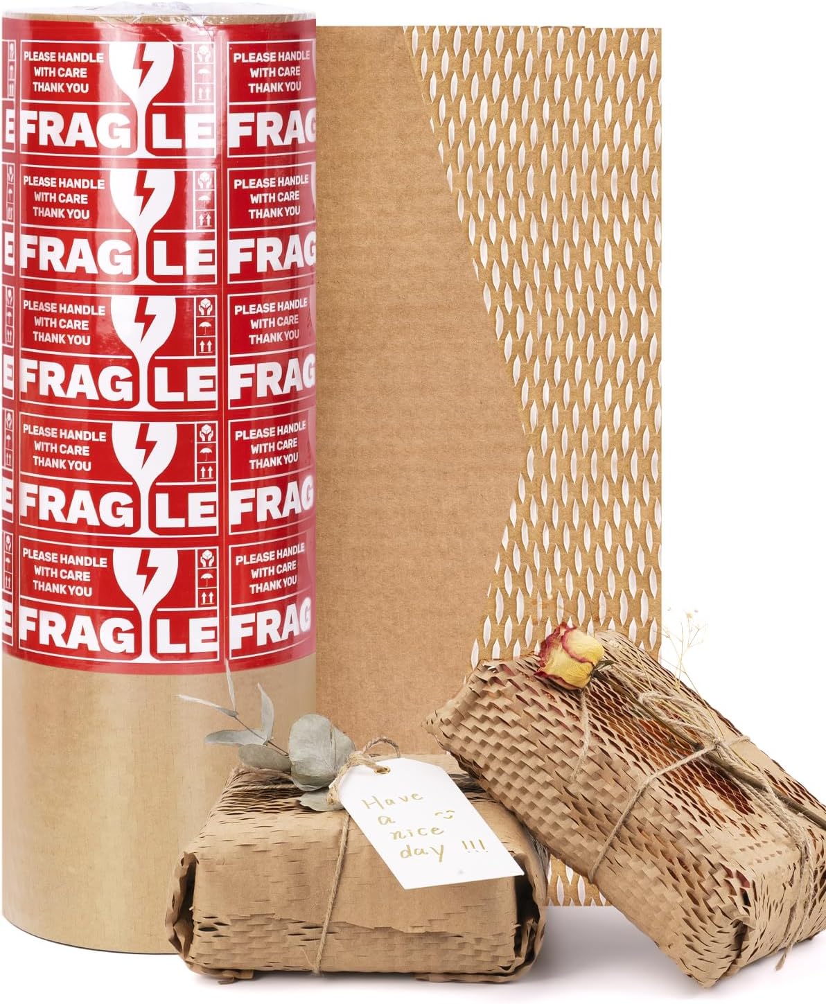 Amazon.com : Honeycomb Packing Paper, 15 Inch x 328 Feet Eco Friendly ...