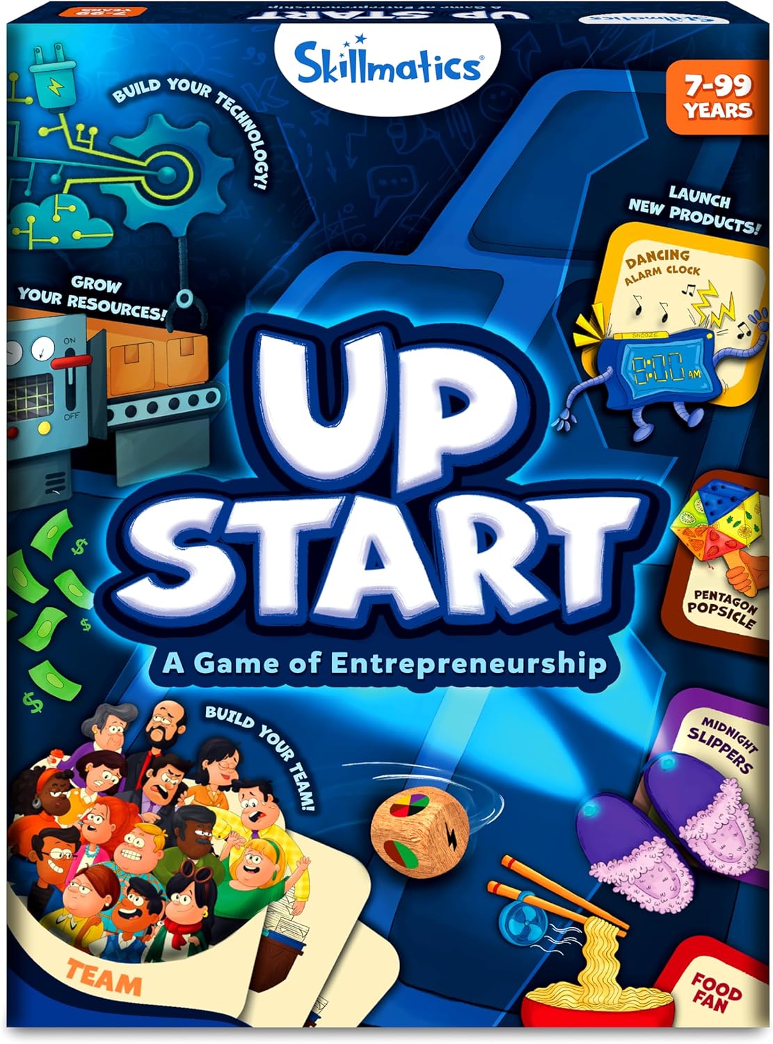Amazon.com: Skillmatics Board Game - Up Start, Entrepreneurship and ...