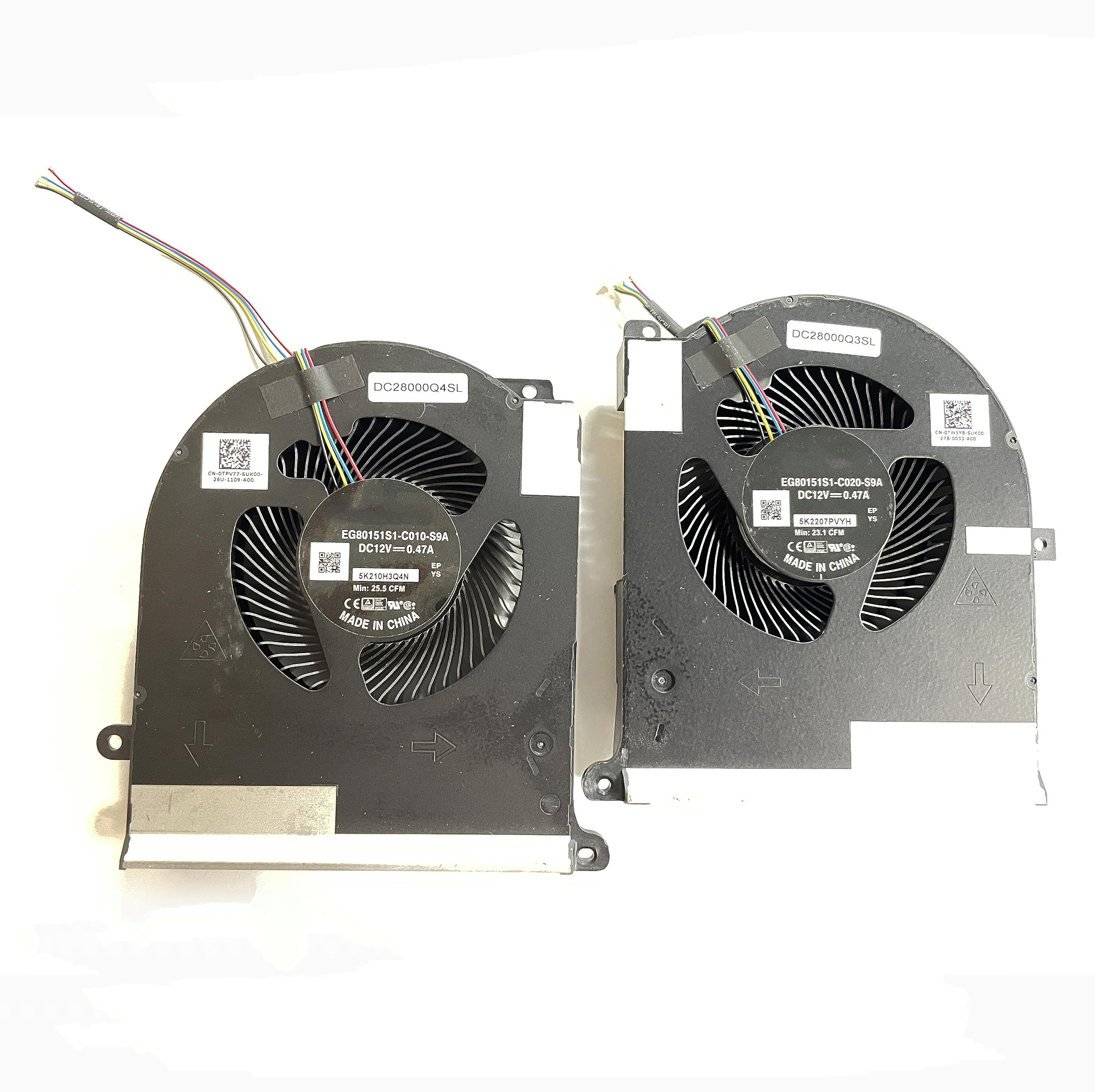 Amazon.com: Replacement CPU+GPU Cooling Fan Compatible for Dell ...