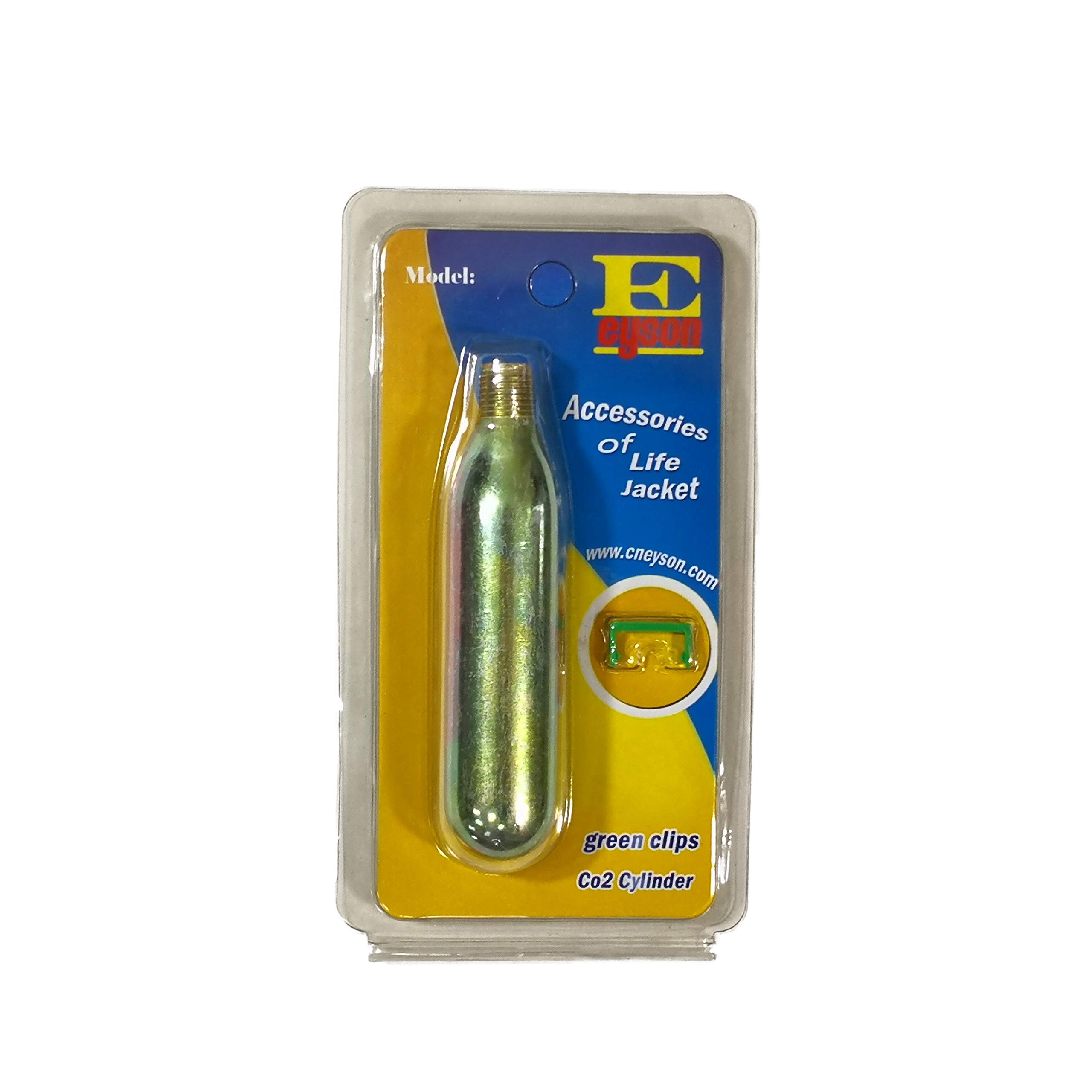 Amazon.com : Premium CO2 Cartridge for Life Jacket - Manual Version CO2 ...