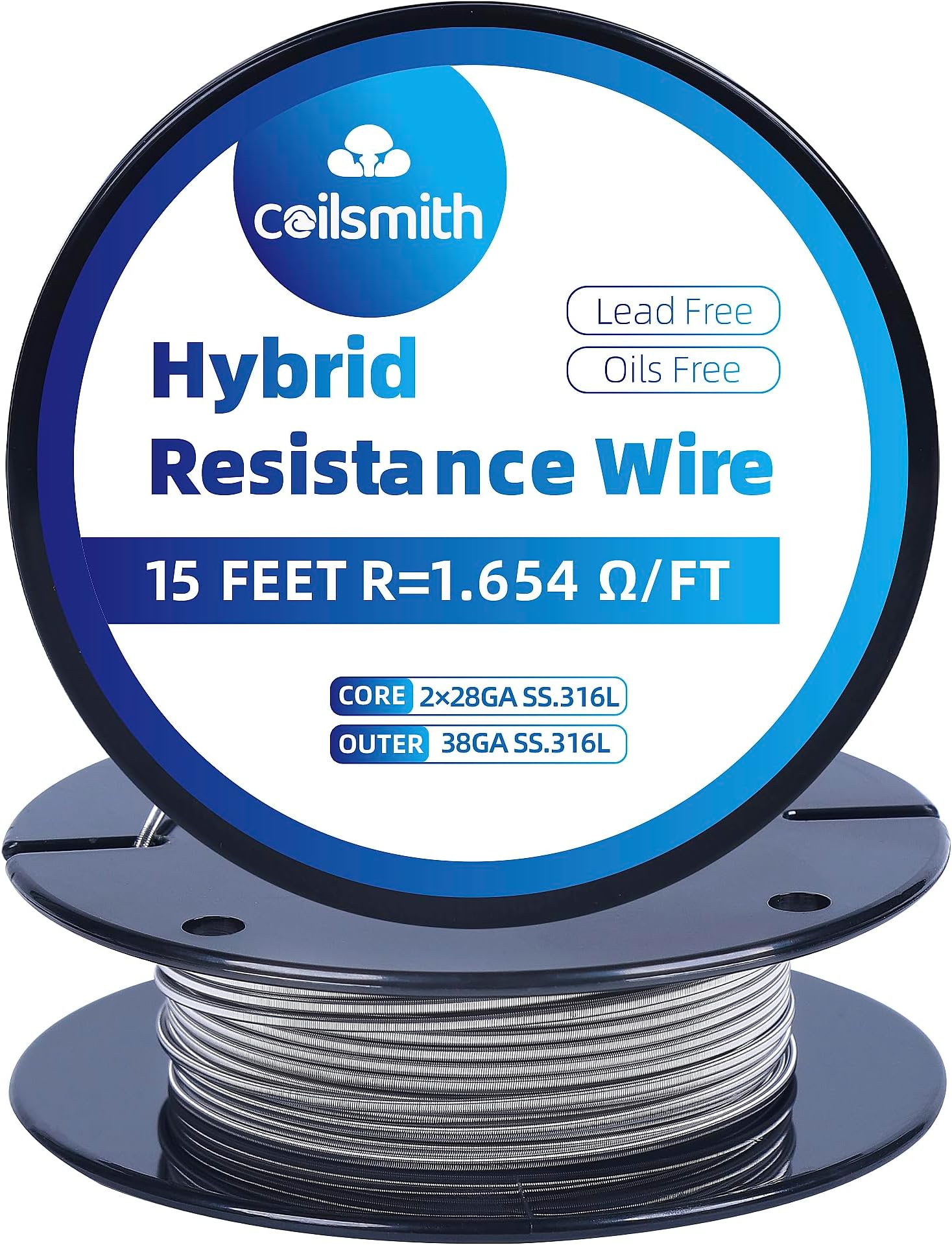 uxcell 16 Gauge Resistance Wire Wrapping 33ft Nichrome Heating Resistor ...