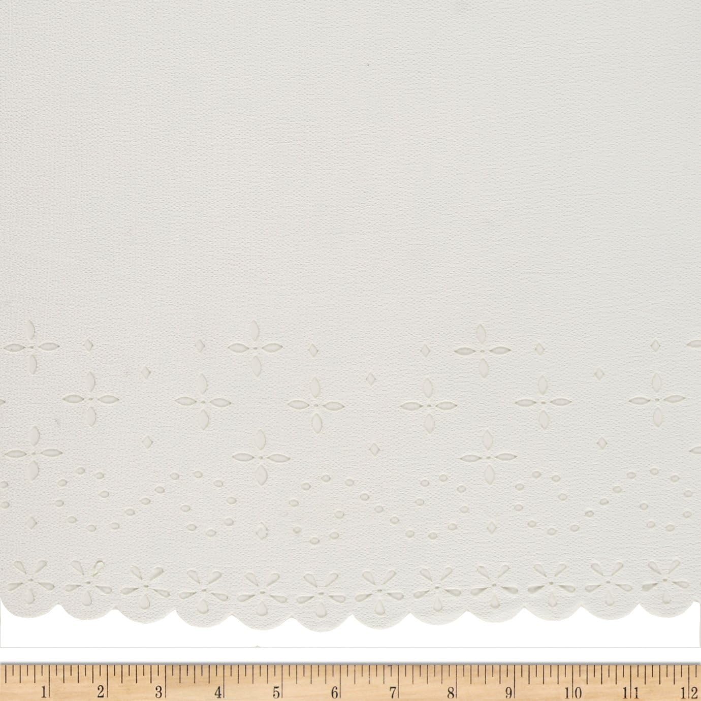 Amazon.com: Neiman Brothers Ivory Bubble Crepe with Lasercut Double ...