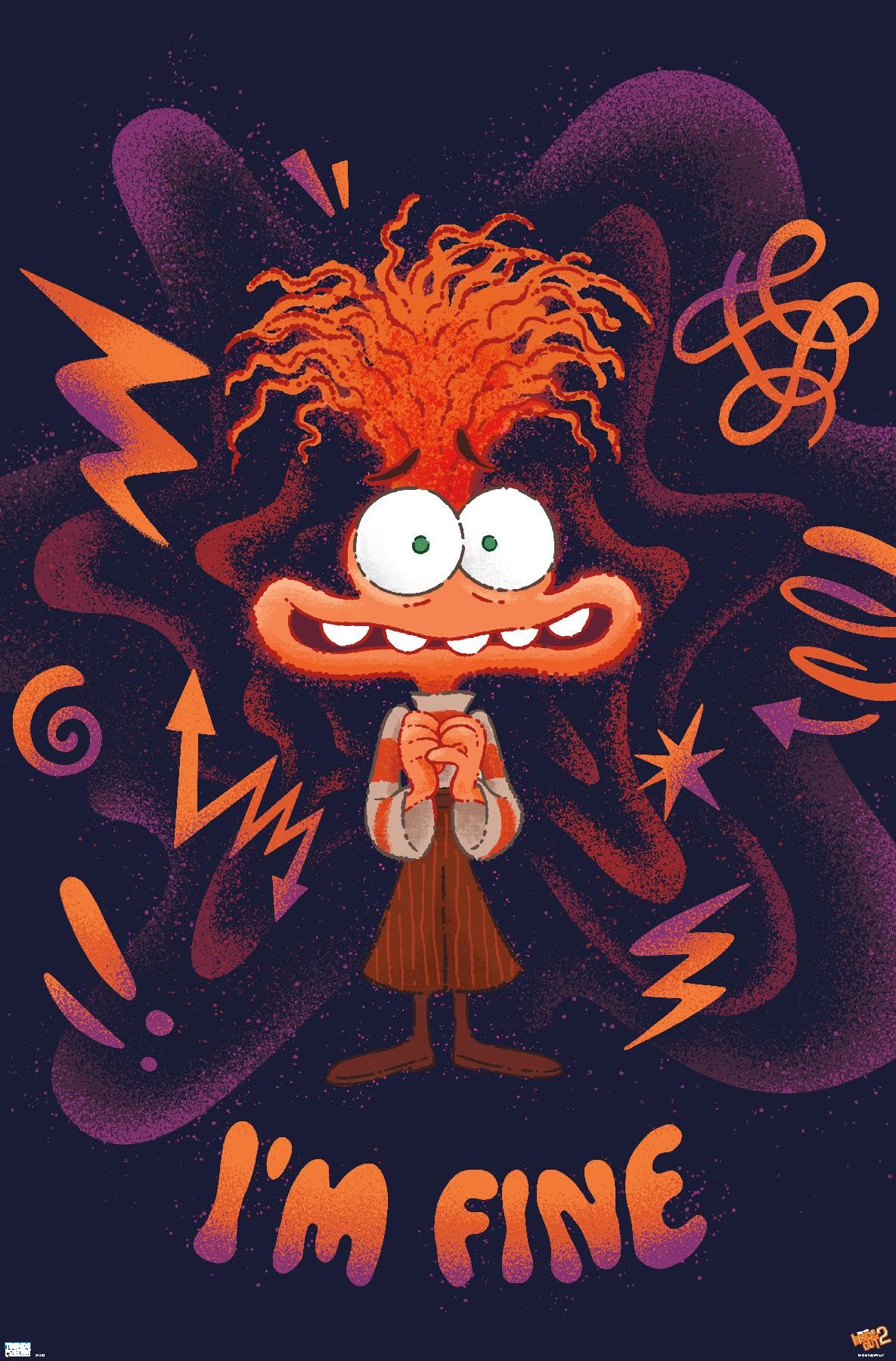 Amazon.com: Trends International Disney Inside Out 2 - I'm Fine ...