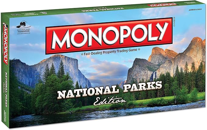 Amazon.com: MONOPOLY National Parks Edition Board Game | Themed ...