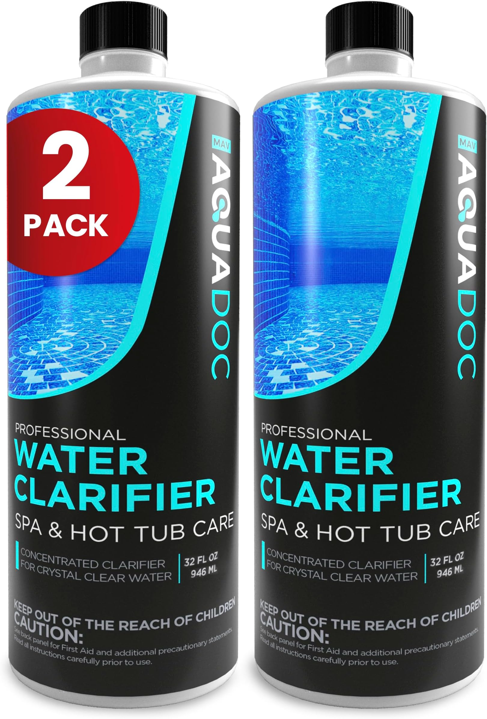 Amazon.com : MAV AquaDoc Spa Clarifier & Hot Tub Clarifier for Fast ...
