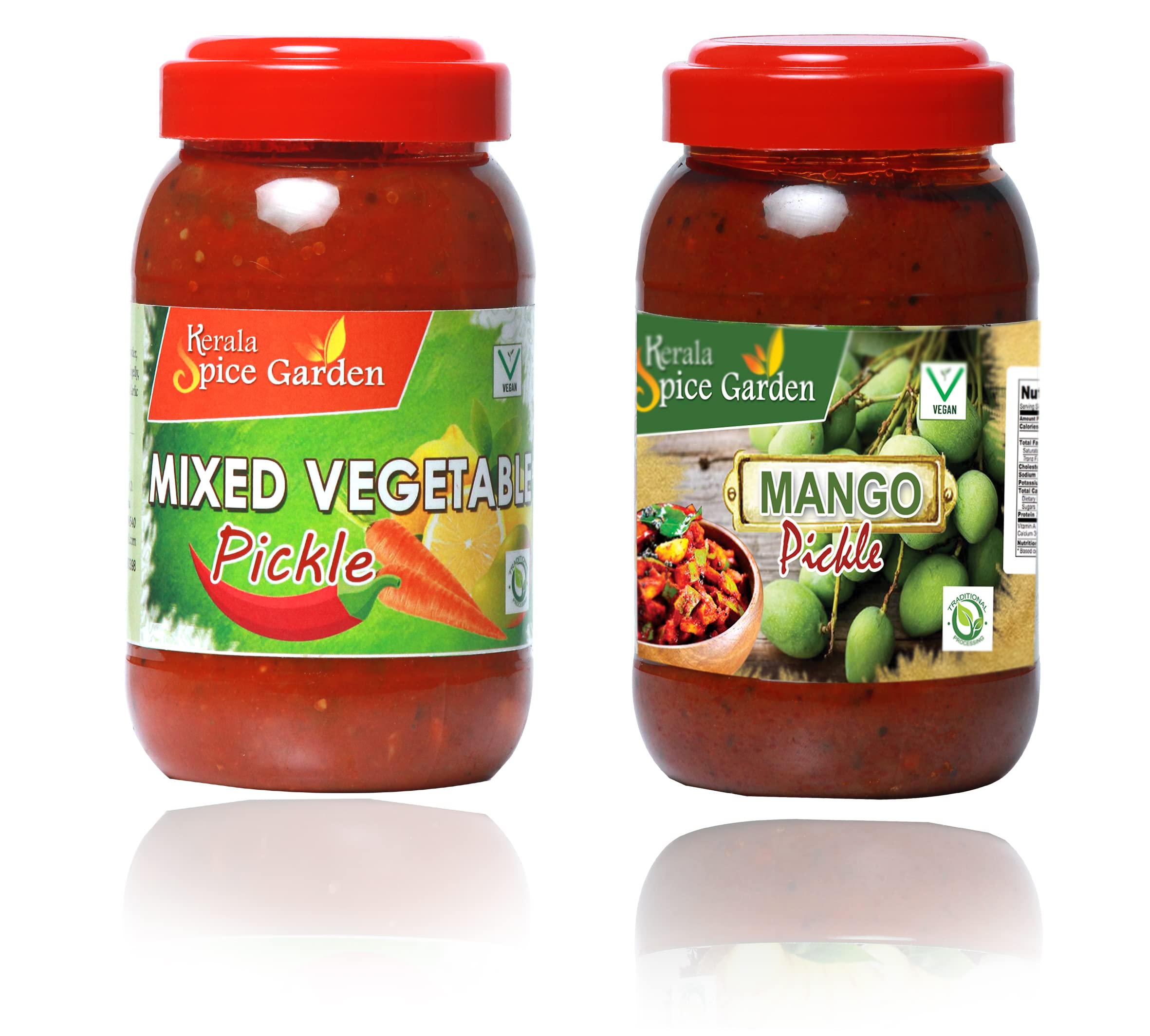 Buy Kerala Spice Garden Mixed Vegetable + Mango Pickle | 100% Natural | Kerala Style | Combo ...