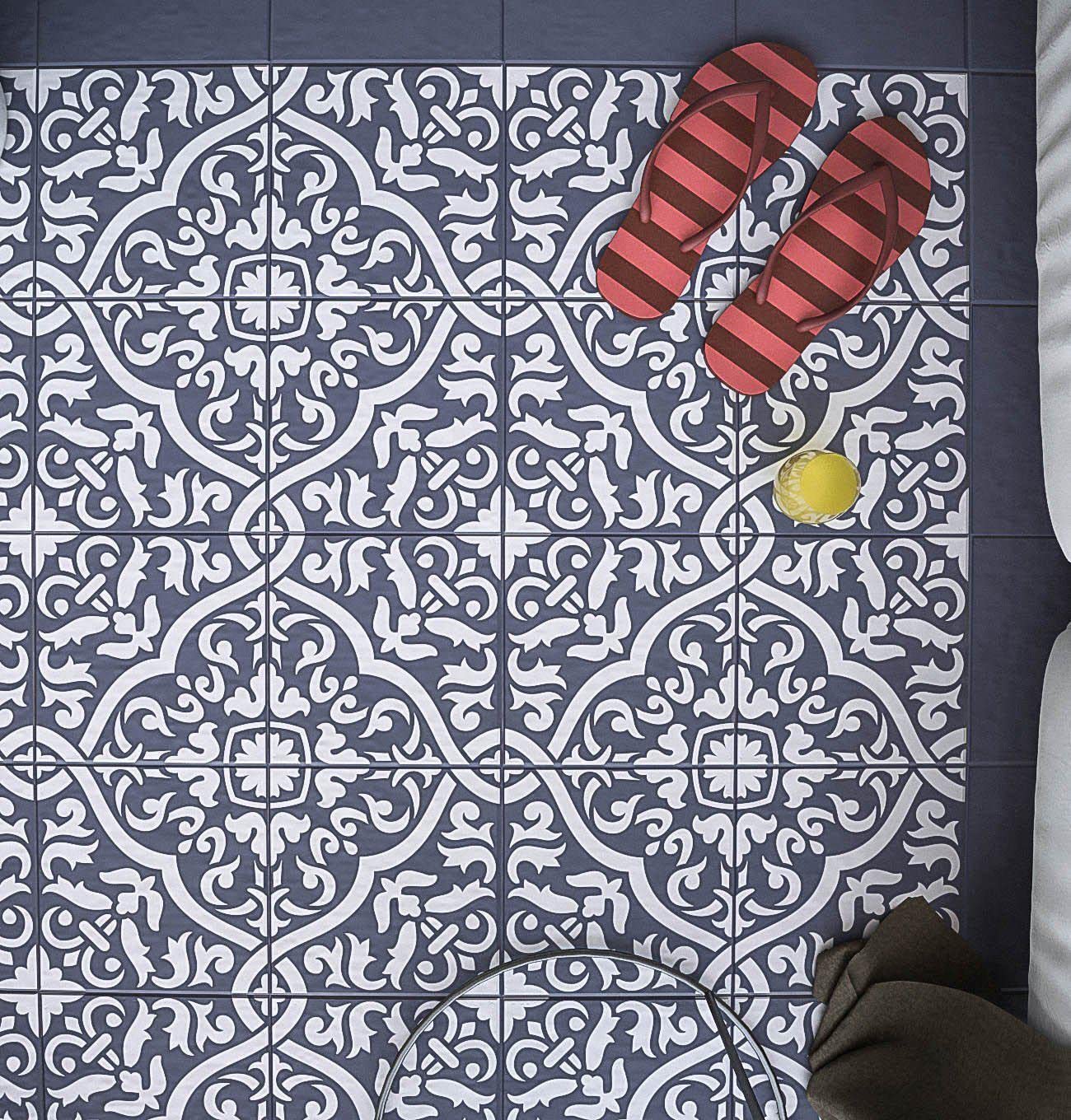 Amazon.com: Juana - Spanish Tile Stencil - Reusable Stencil : Tools ...