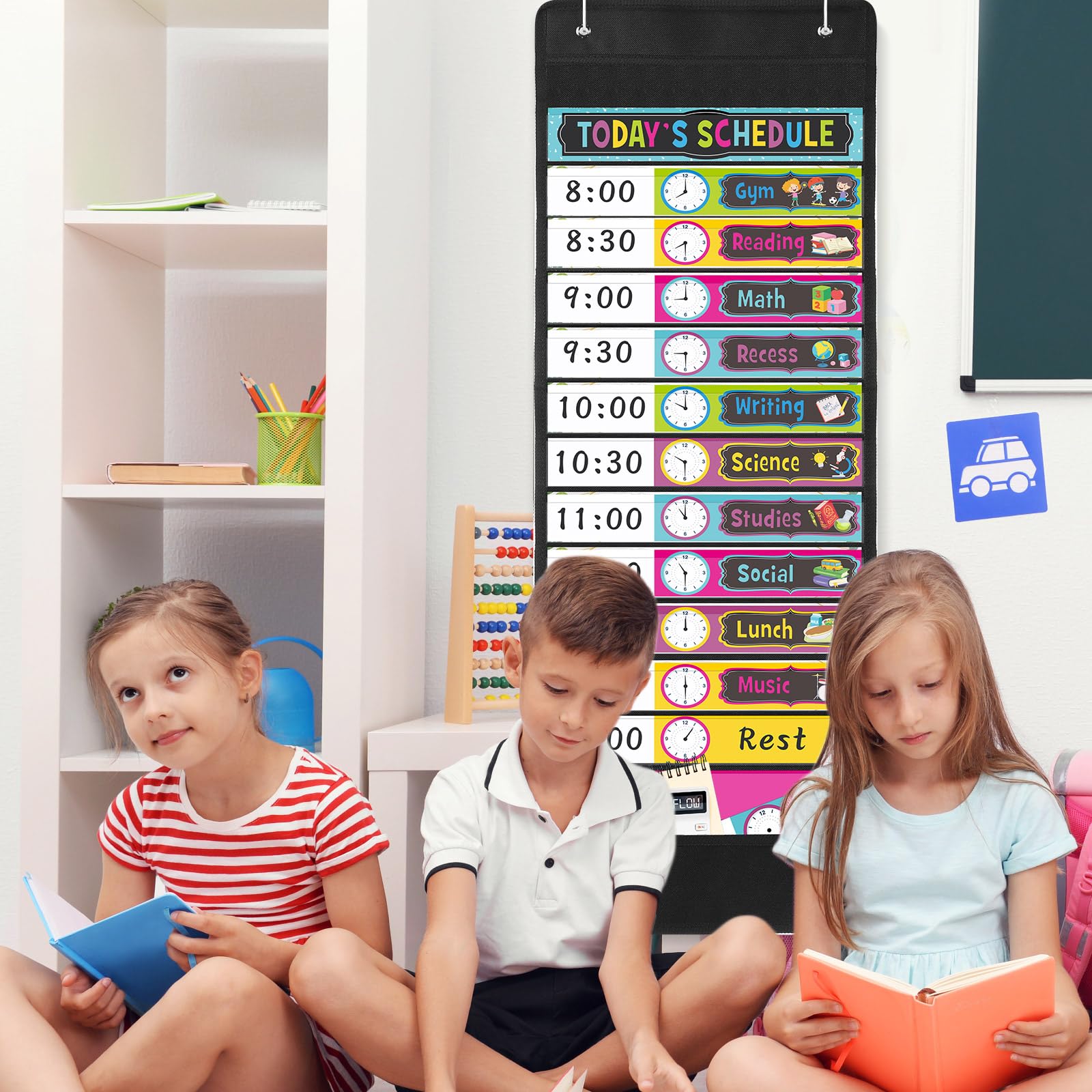 Snapklik.com : Pasimy Daily Schedule Chart Pocket Schedule Board Chart ...