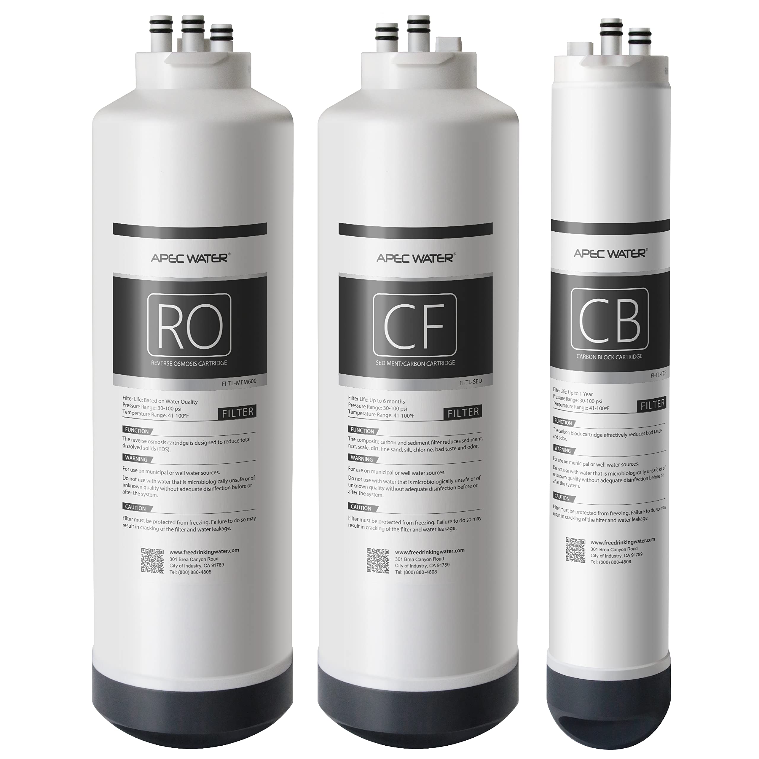 Snapklik.com : APEC RO Replacement Filters Complete Set For ROTL-600 ...