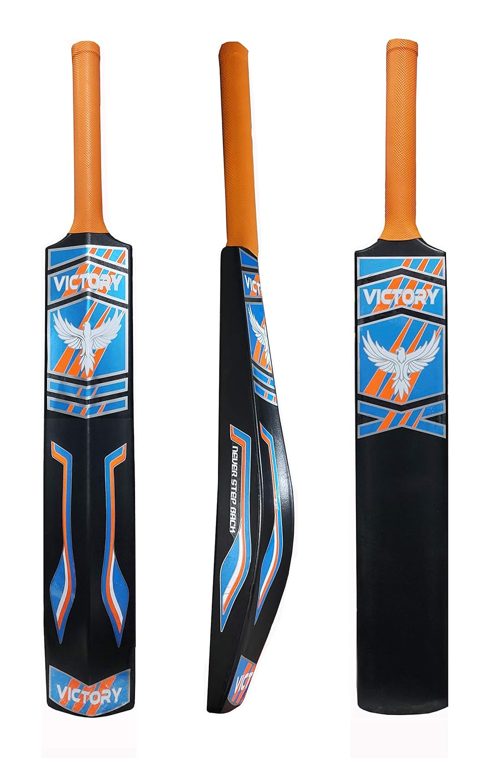 VICTORY Turf Cricket Bat for Adults Hard Plastic Bat Full Size Tennis ...