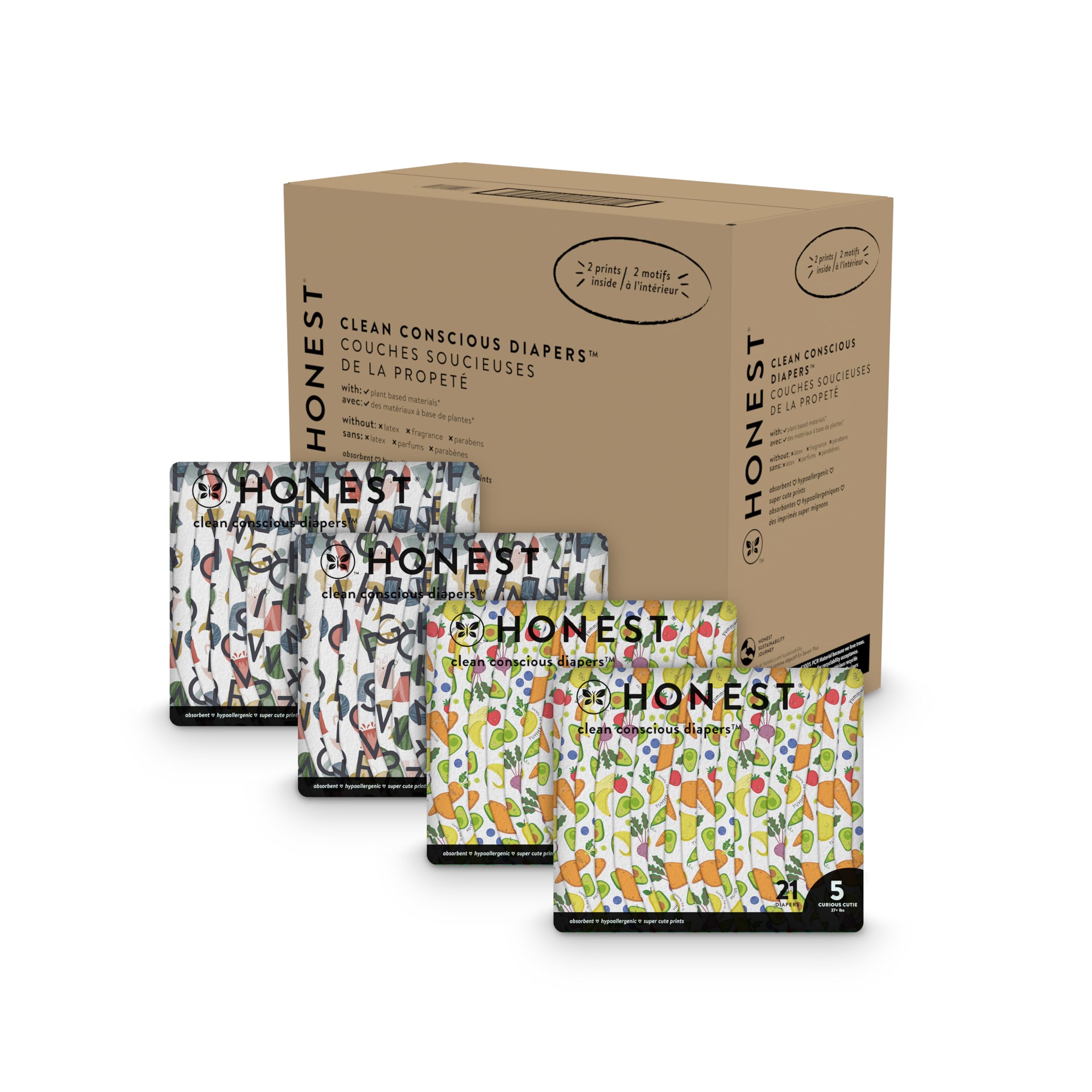The Honest Company Clean Conscious Diapers | Plant-Based, Sustainable ...