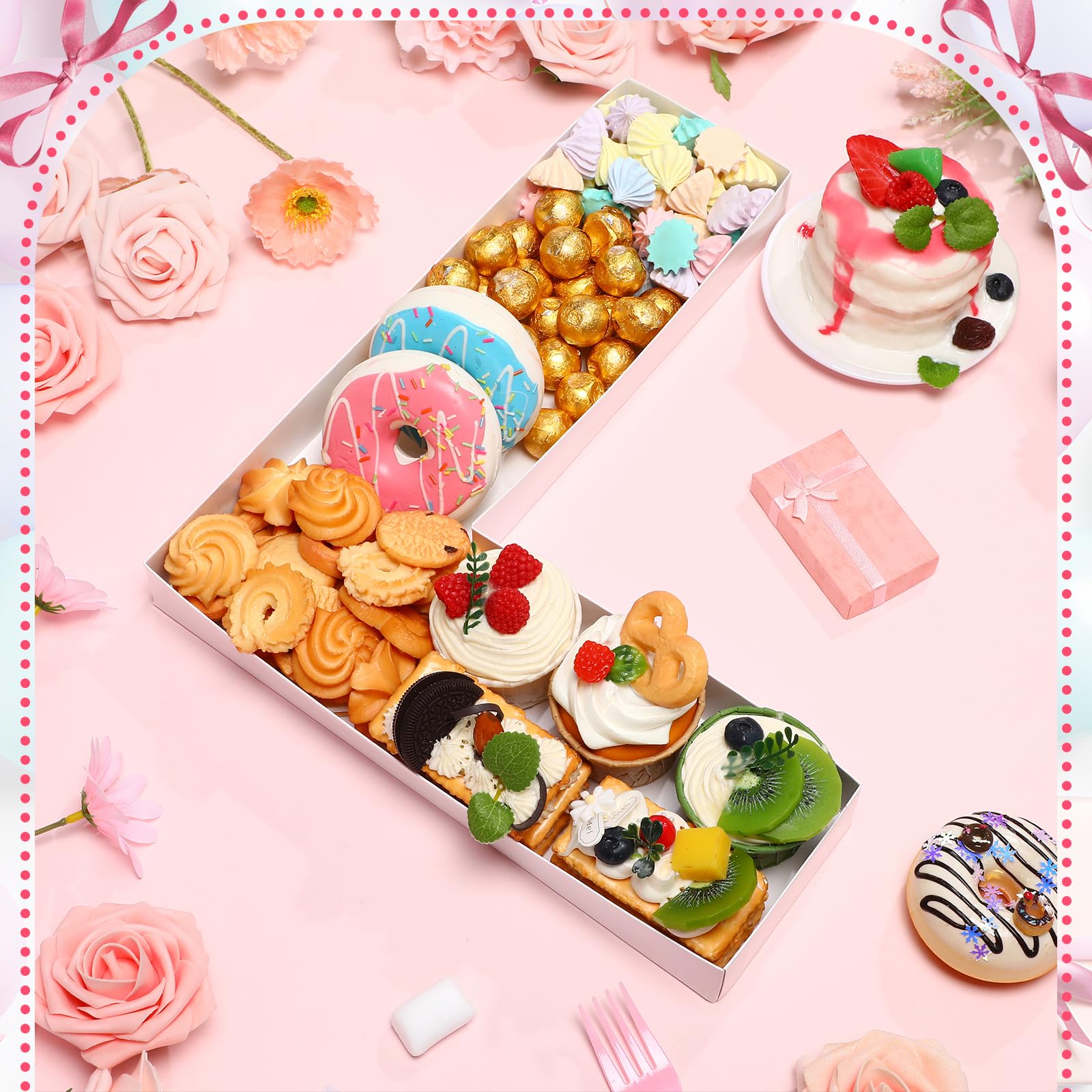Snapklik.com : Mifoci 13.7inch Cardboard Letter Boxes Charcuterie ...