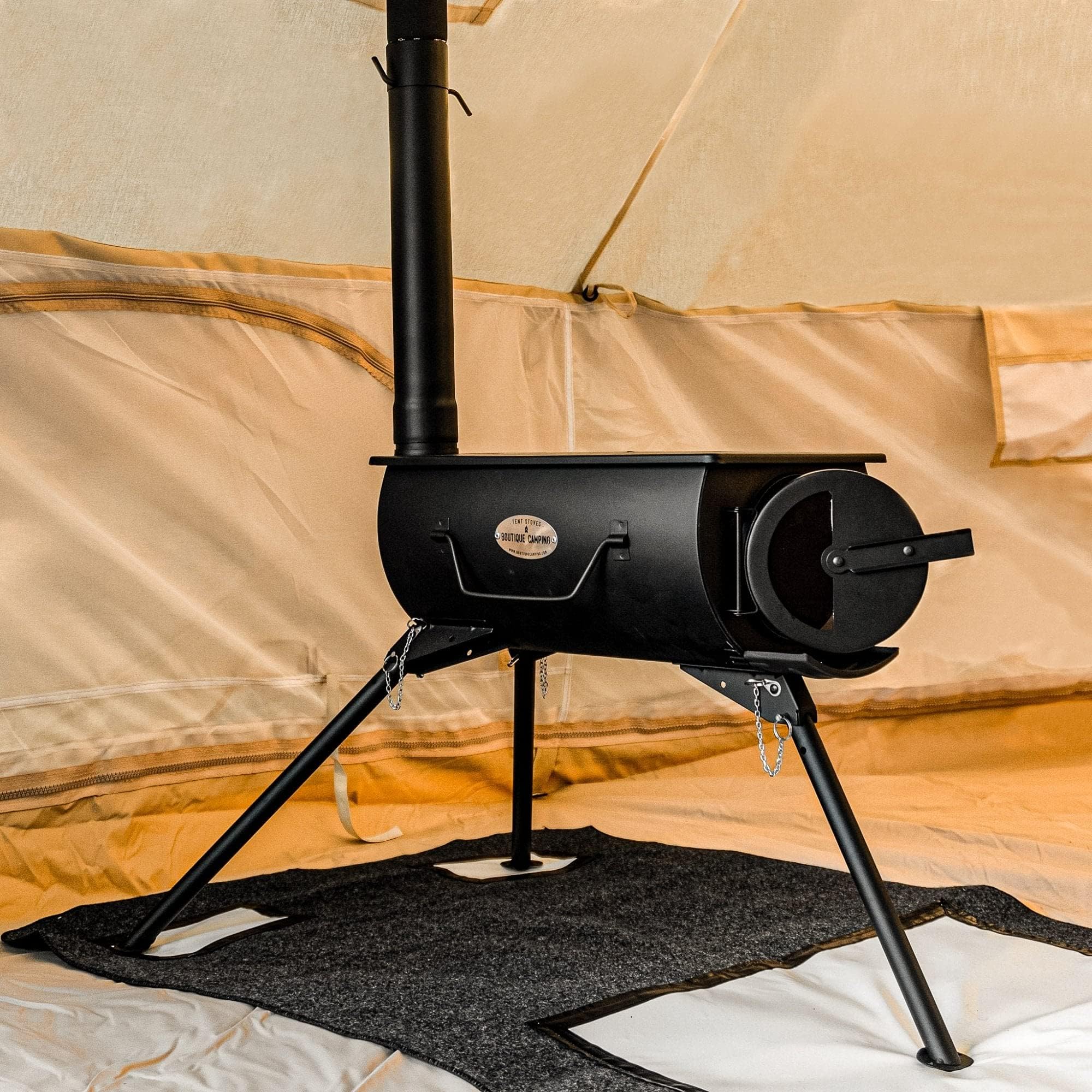 Portable Wood Burning Stove With Glass Door | Desertcart INDIA