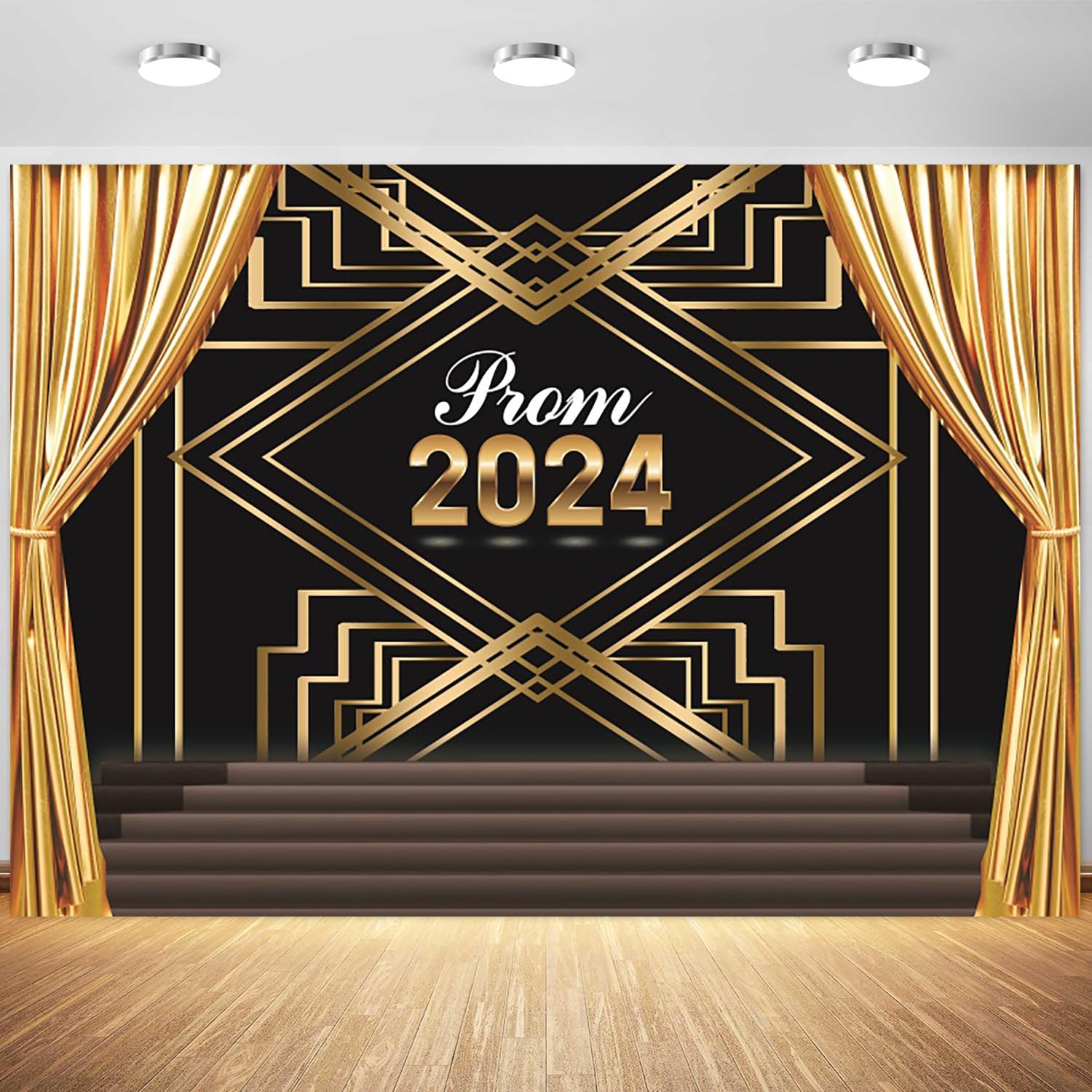 Amazon.com : Tiamon Prom Photo Backdrop 71 x 71 Inch 2024 Graduation ...