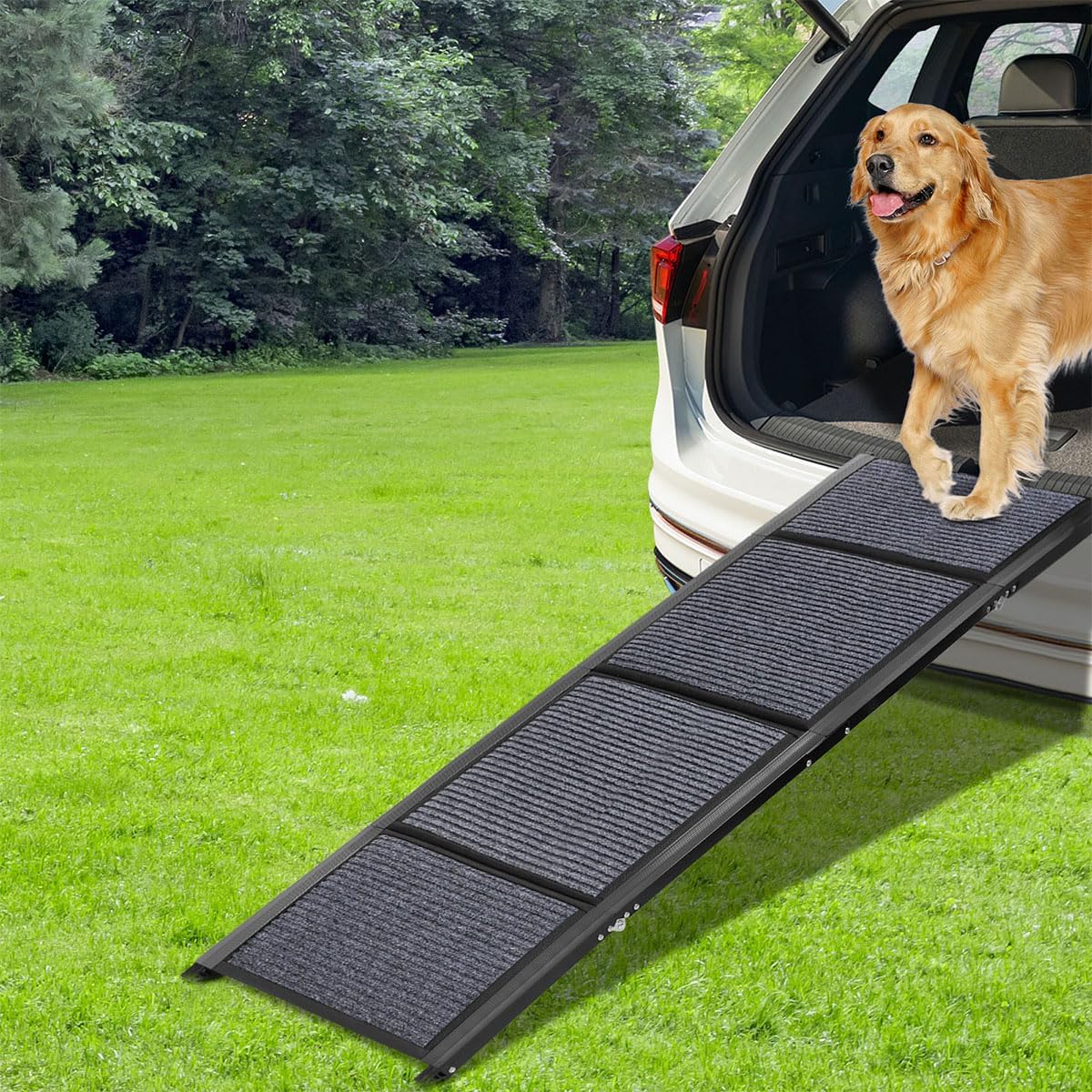 Amazon.com: GaliGali Dog Ramp for Car, Portable Folding Pet Stair Ramp ...