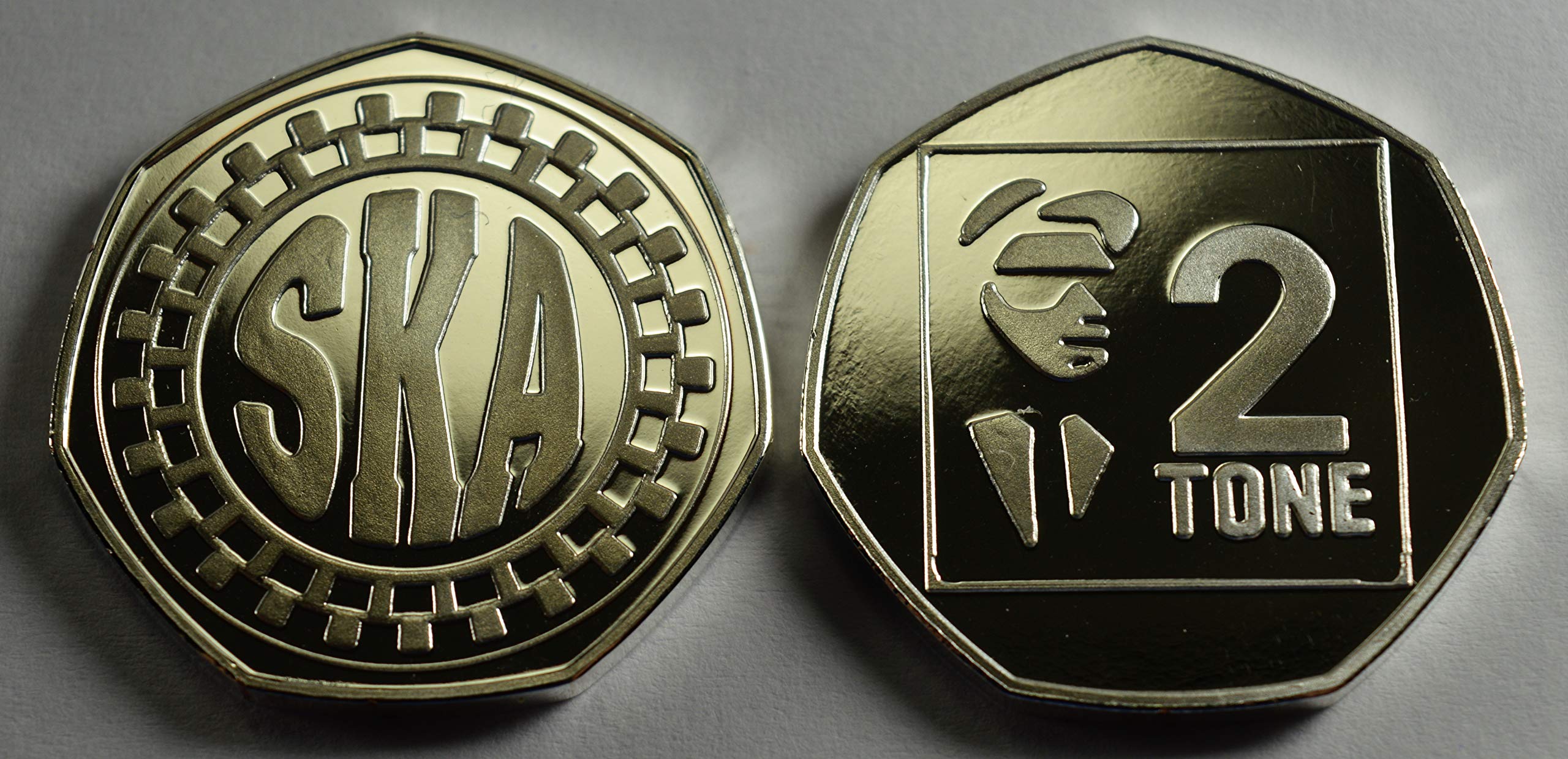 SKA 2 TONE Silver Commemorative Coin Albums/50p Collectors, NEW! Reggae ...