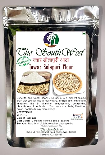 The SouthWest | Jowar Flour | Jwari Atta | Sorghum Flour | White Millet ...