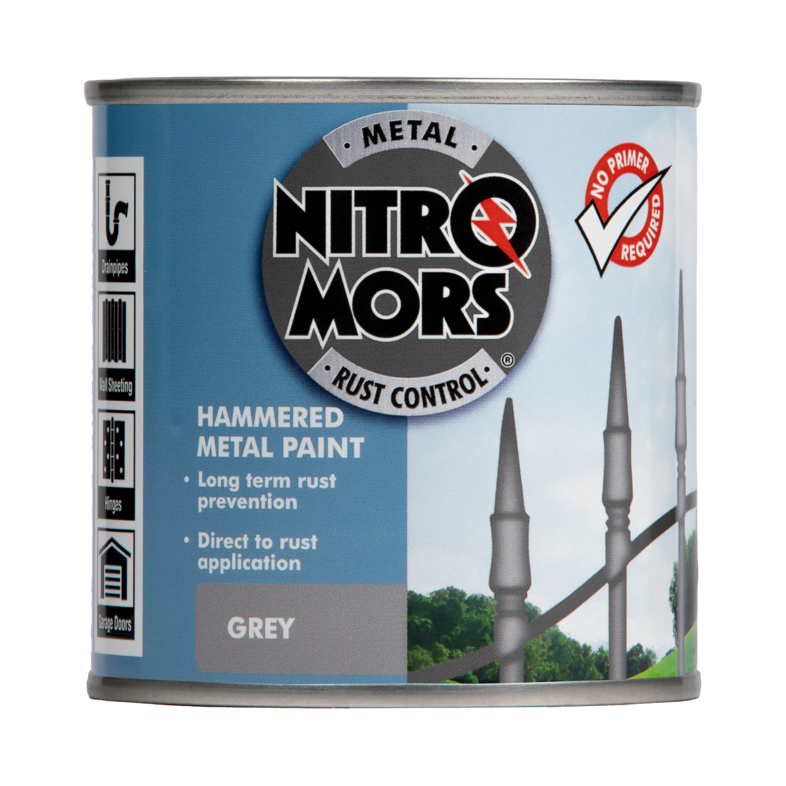 Nitromors Anti-Rust Hammered Finish Metal Paint, No Primer Required ...