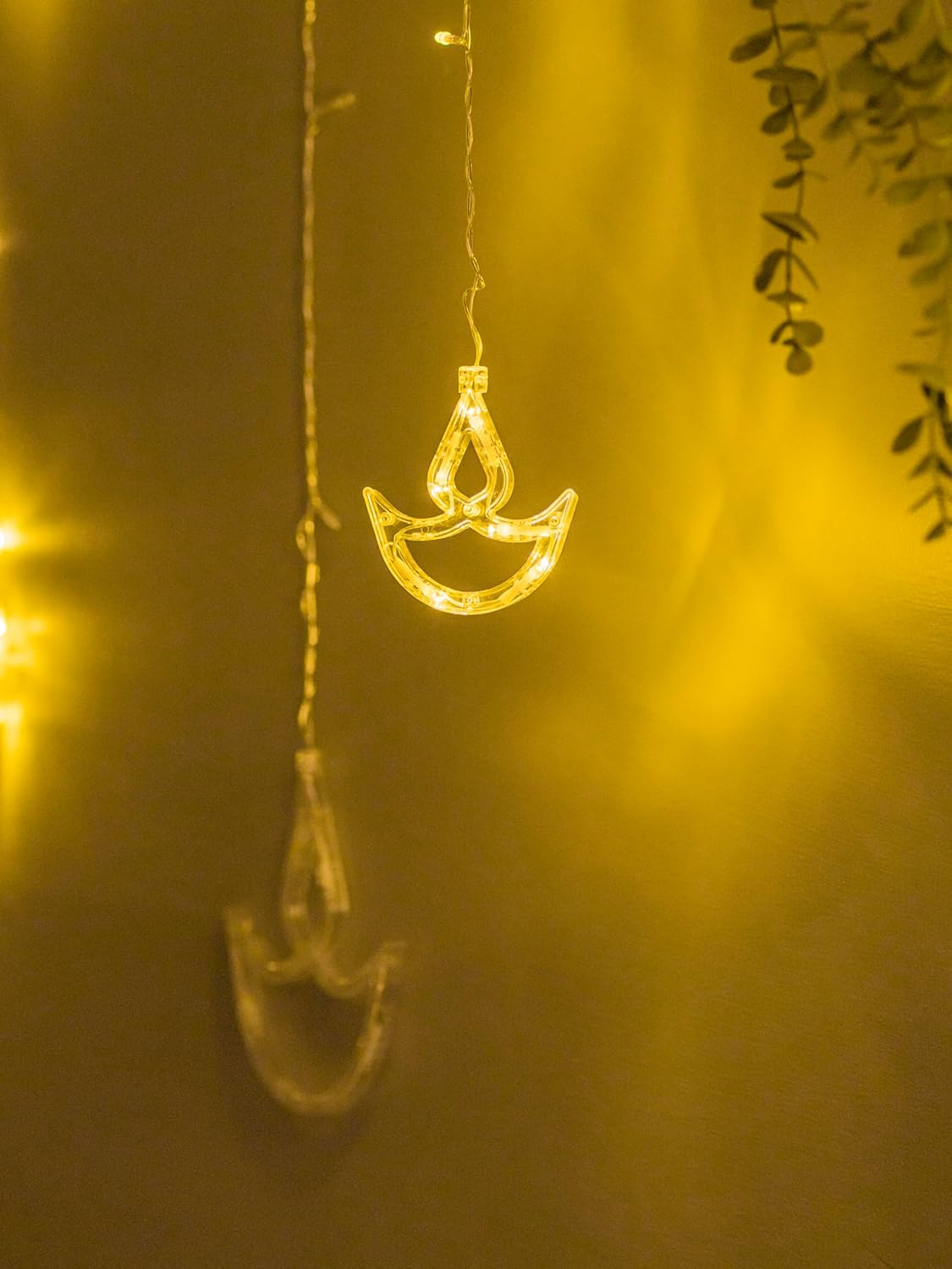 Ashoka-Arvind Diwali Lights Warm White Festival Lights Diya Design with ...