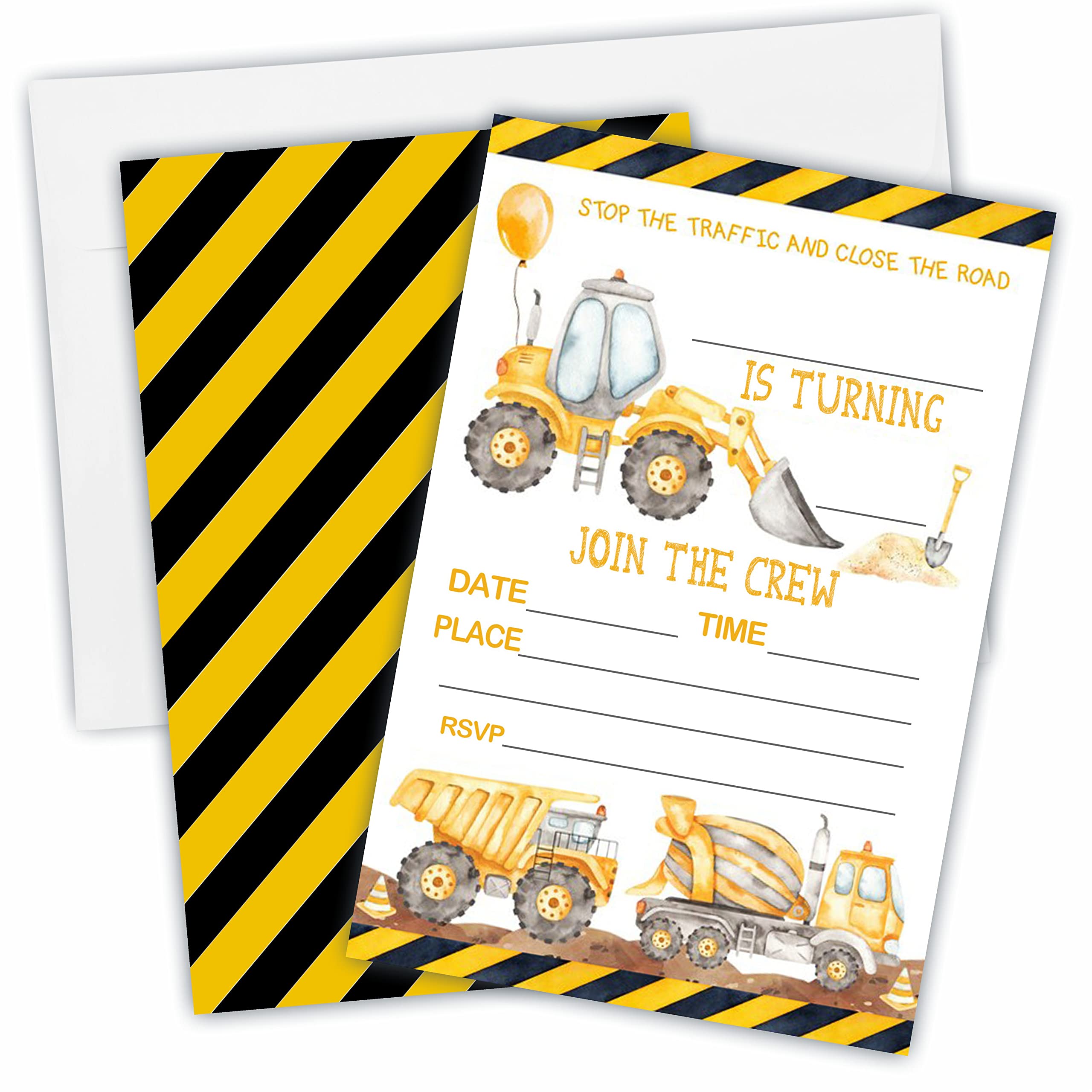Construction Themed Birthday Party Invitation Free Construction