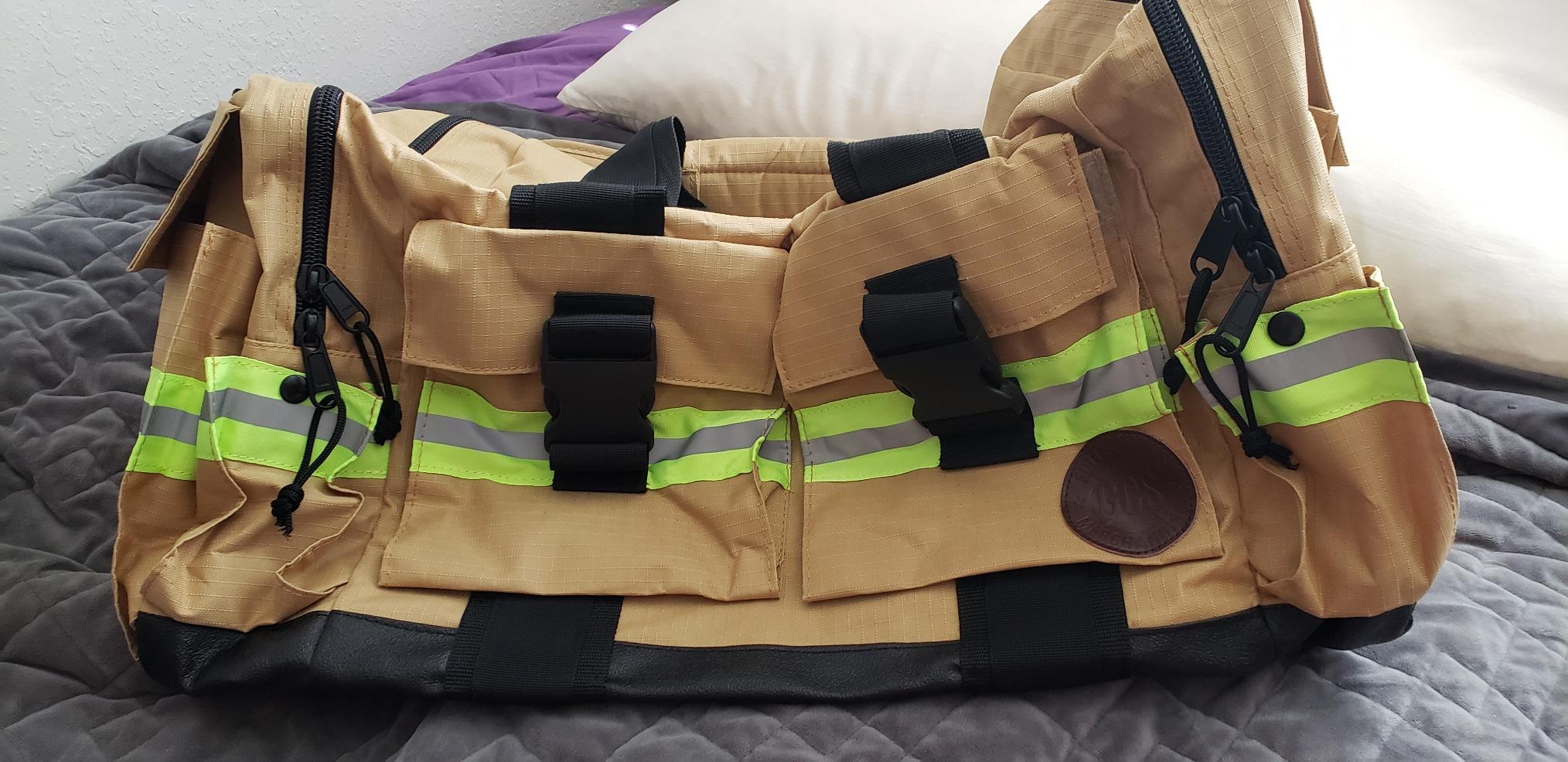 Amazon.com: Fireflex® Firefighter Duffle Bag (gold) : Sports & Outdoors