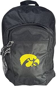 Amazon.com: NORTHWEST Officially Licensed NCAA Warning Backpack (Iowa ...