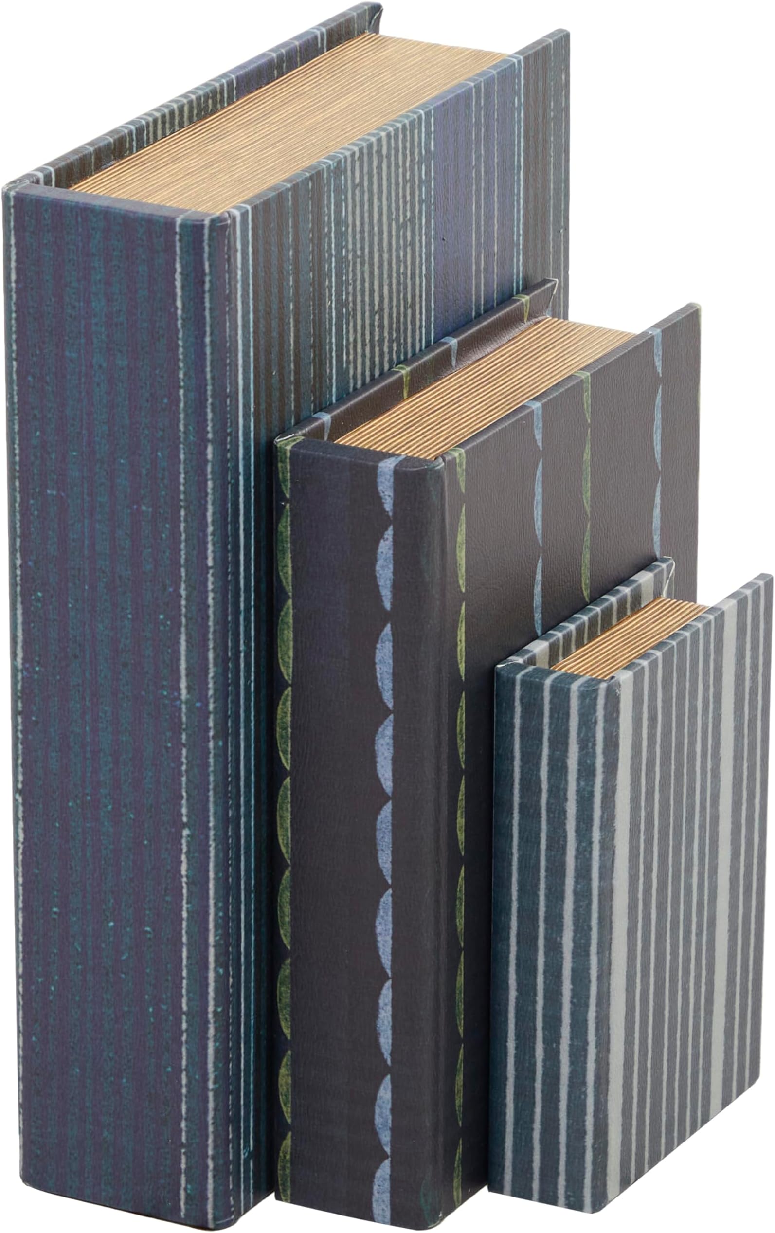 Amazon.com: Deco 79 Linen Fabric Decorative Box Faux Storage Book Book ...