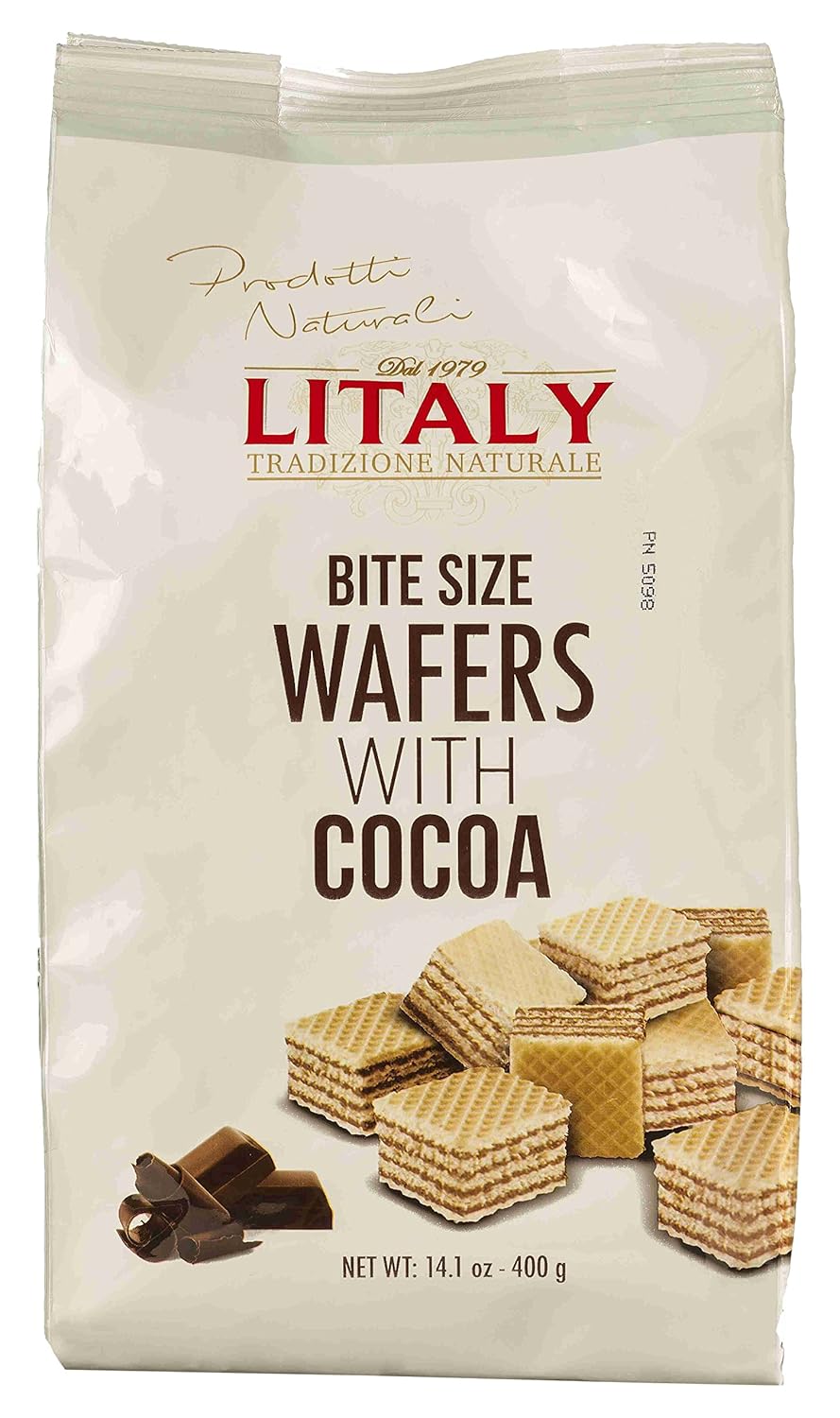 Amazon.com: Litaly Bite Size Wafers with Cocoa, 14.1 Ounce : Grocery ...