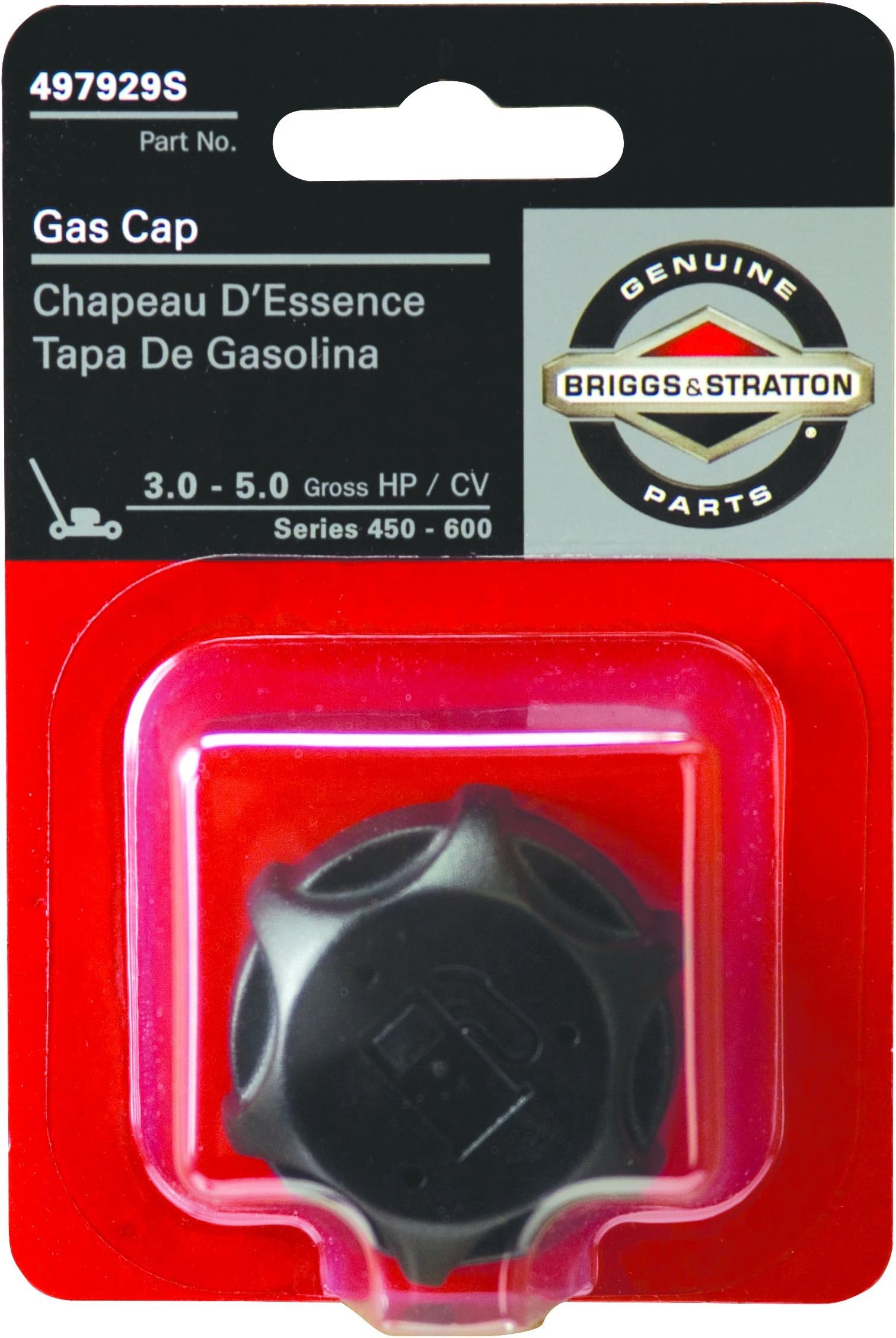 Amazon.com: Briggs & Stratton 5057K Fuel Tank Cap For 3.5 and 3.75 HP ...