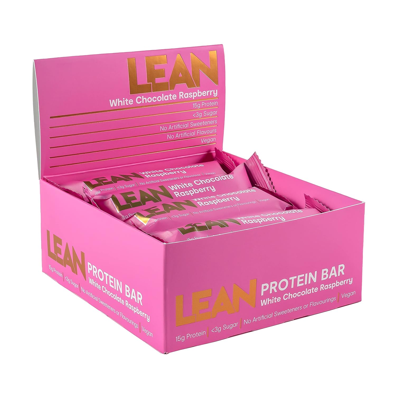 Amazon.com : Lean With Lilly Vegan Protein Bars (12 x 48g) (White ...