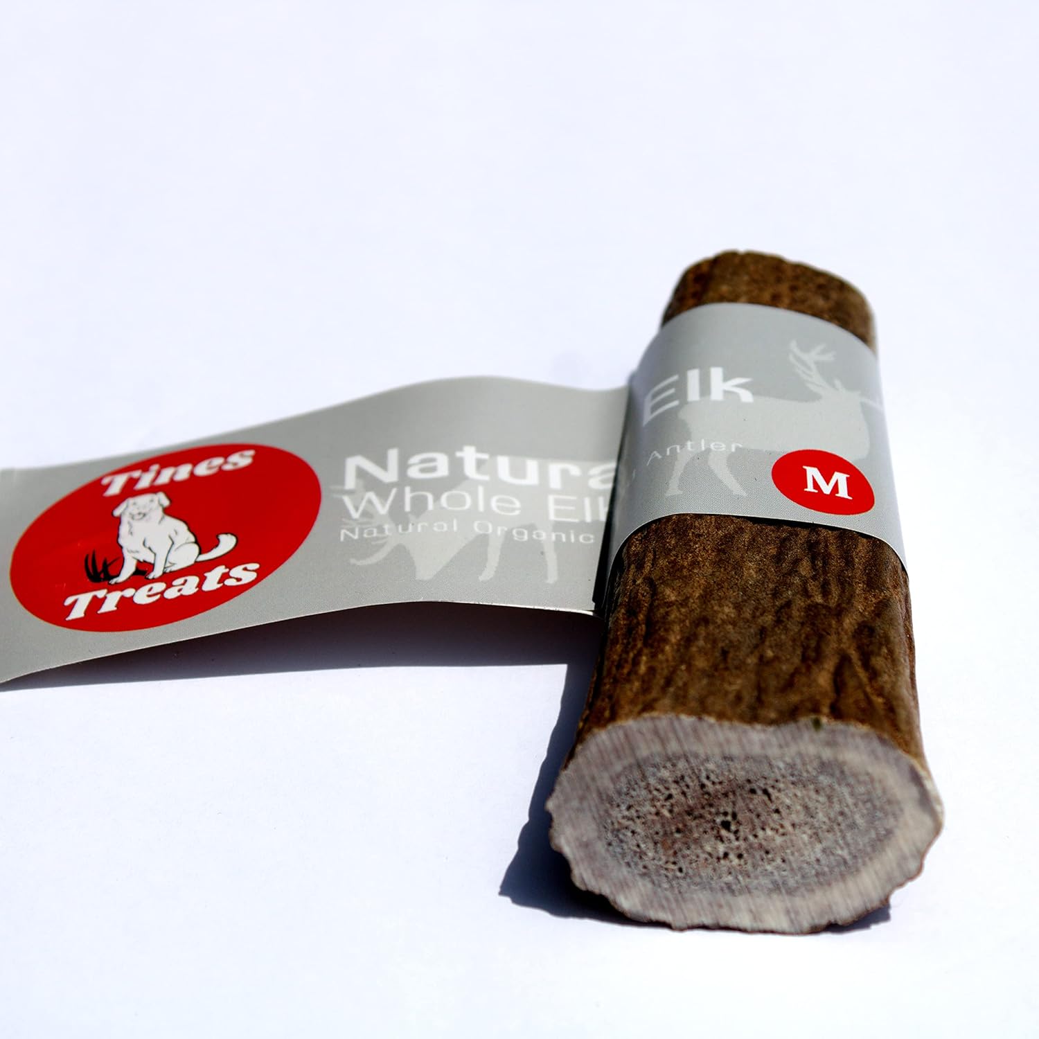 Amazon.com : Tines Treats - Medium Whole Elk Antler for Dogs - Organic ...