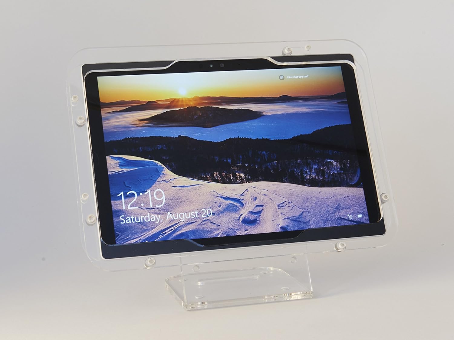 MS Surface Pro 4 Security Anti-Theft Acrylic Enclosure Kit for Kiosk ...