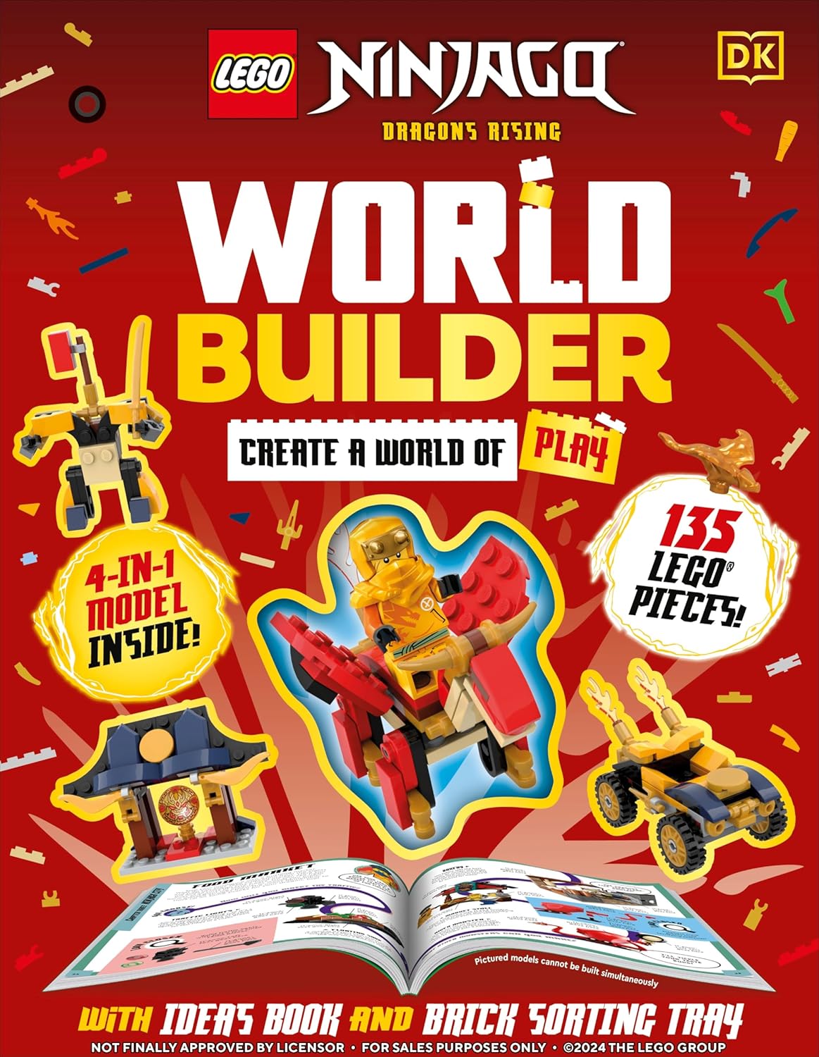 LEGO Ninjago World Builder: Create a World of Play with 4-in-1 Model and 150+ Build Ideas!: DK ...