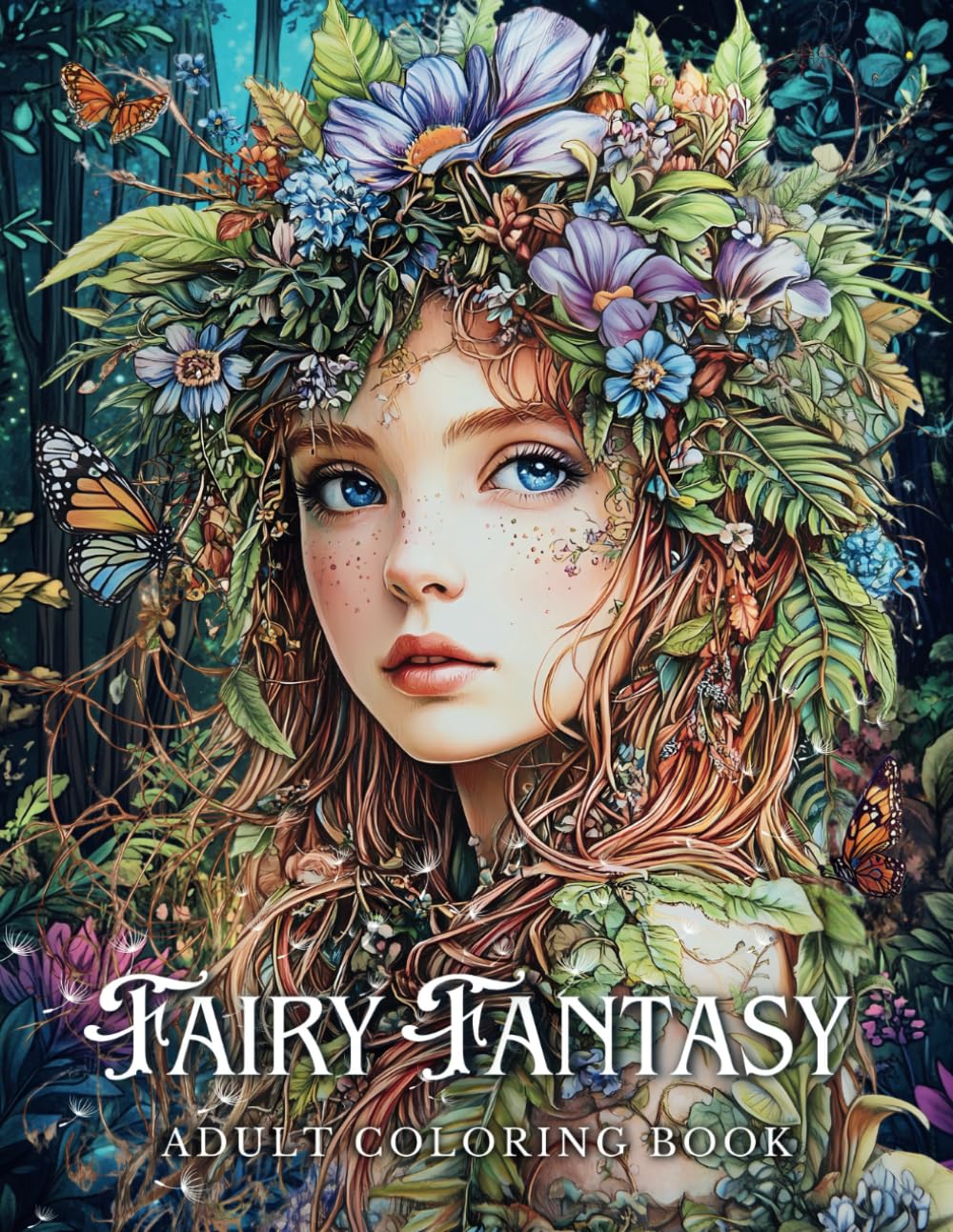 Fairy Fantasy: A Magical Adult Coloring Book with Stunning Fairies and ...