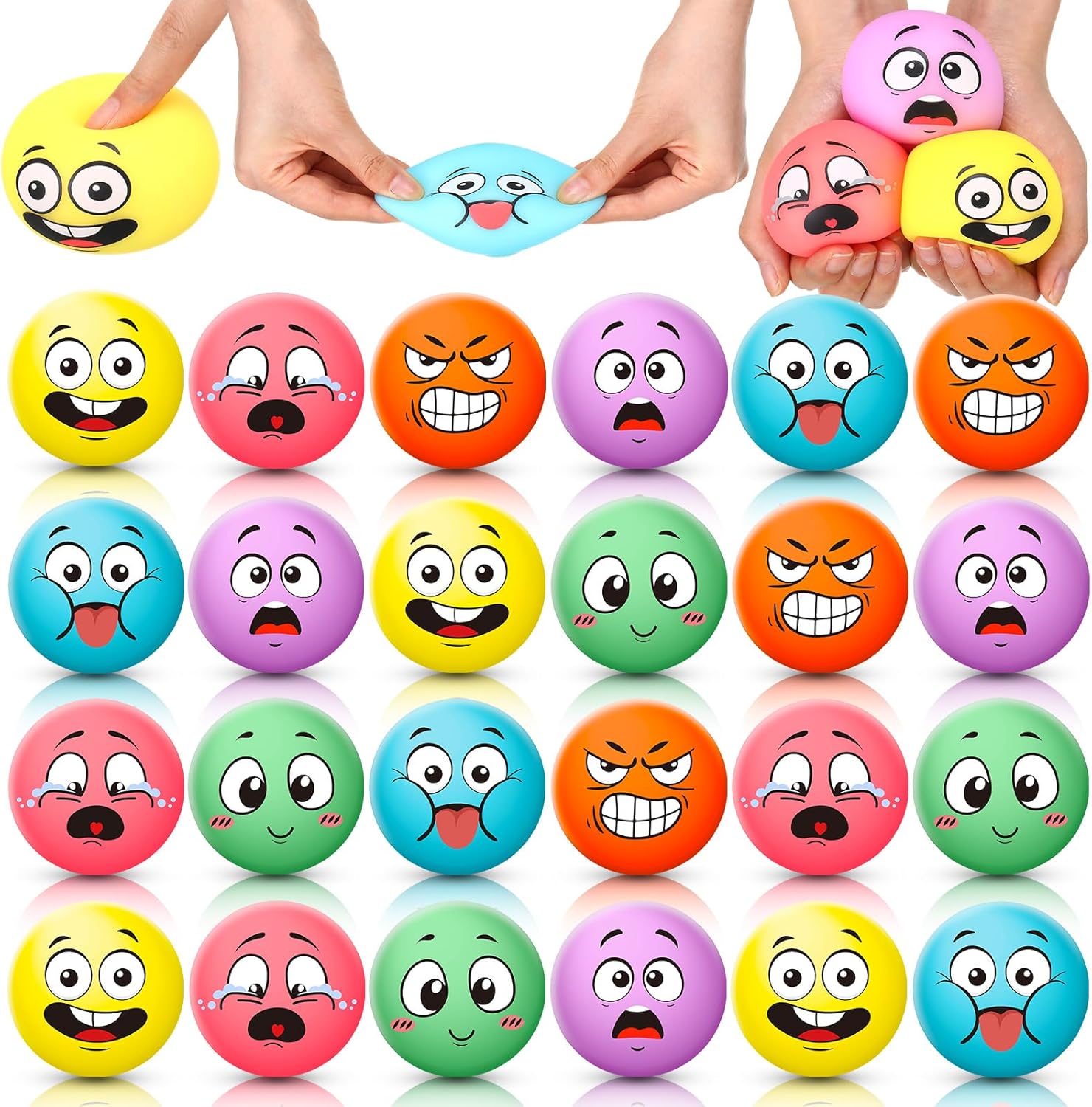 Amazon.com: Rotatingpals Emotion Stress Ball Dough Ball for Anxiety ...