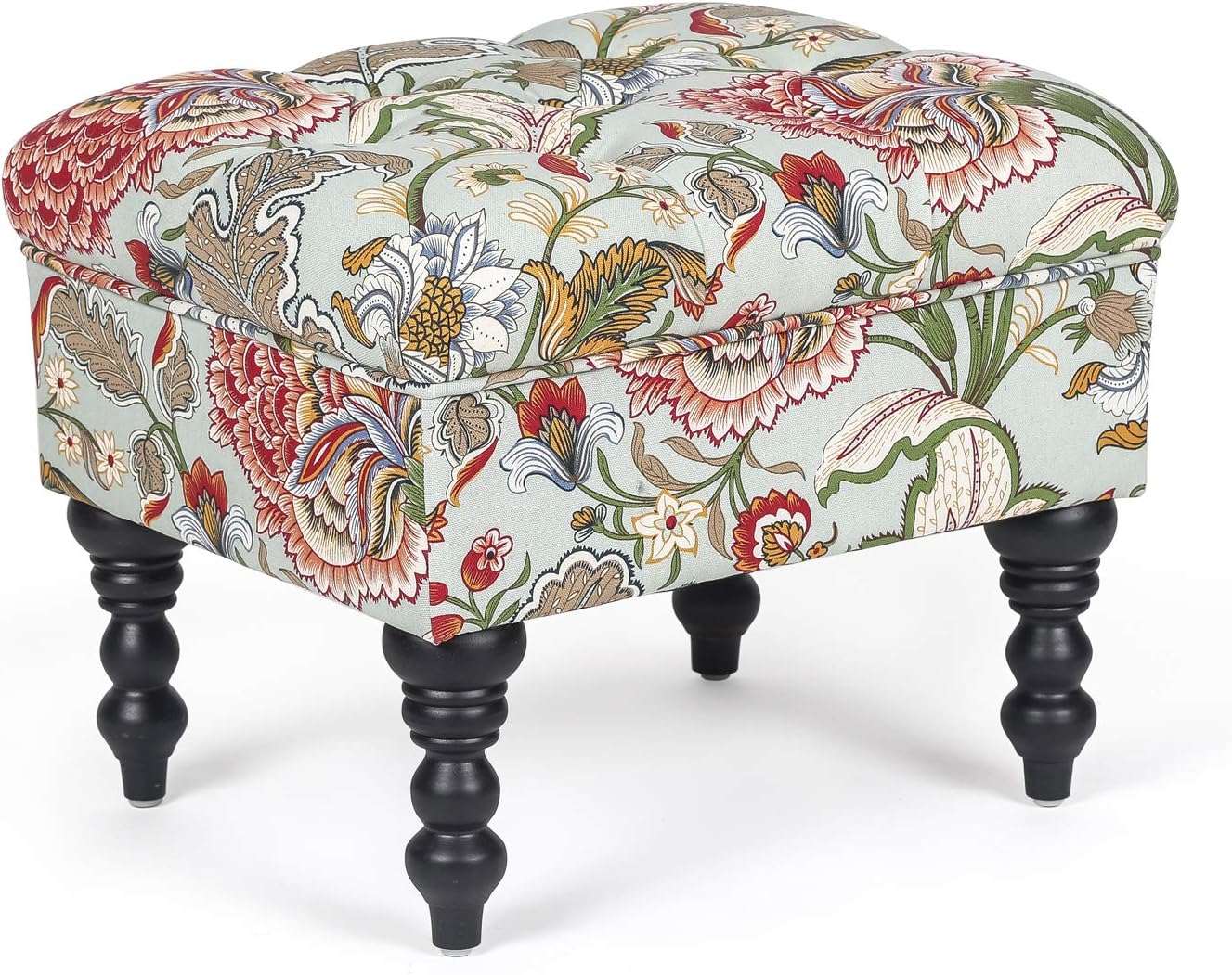 Amazon.com: JYDBSDXQFFJX Wood Ottoman Footstool，Sofa Stool，Leather ...