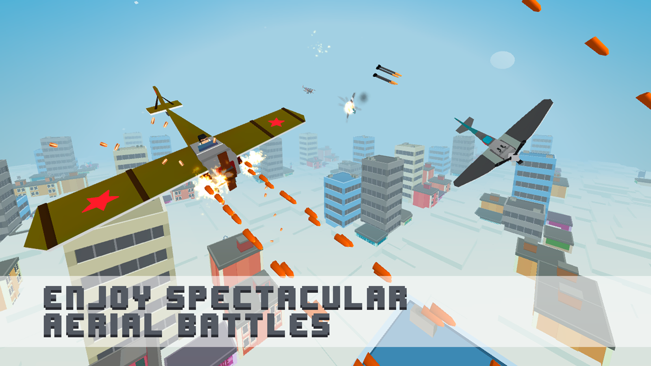 Pixel War: Air Combat Attack 3D | Pixel Warrior Battle Planes Flight ...
