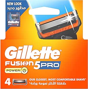 Gillette Fusion ProGlide Power Razor Blades, 4 Count: Buy Online at ...