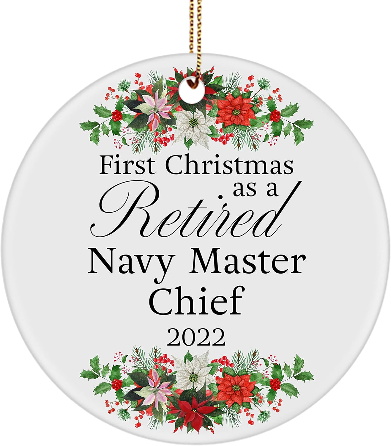 Amazon.com: Navy Master Chief Retirement Ornament for Christmas Tree ...
